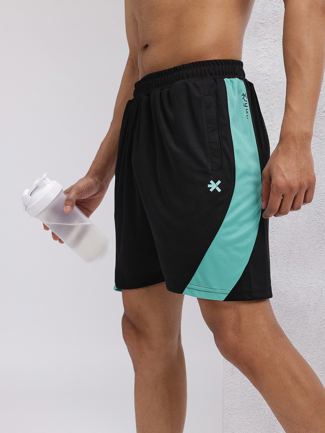 Buy HRX By Hrithik Roshan Men Rapid Dry Side Striped Running Shorts ...