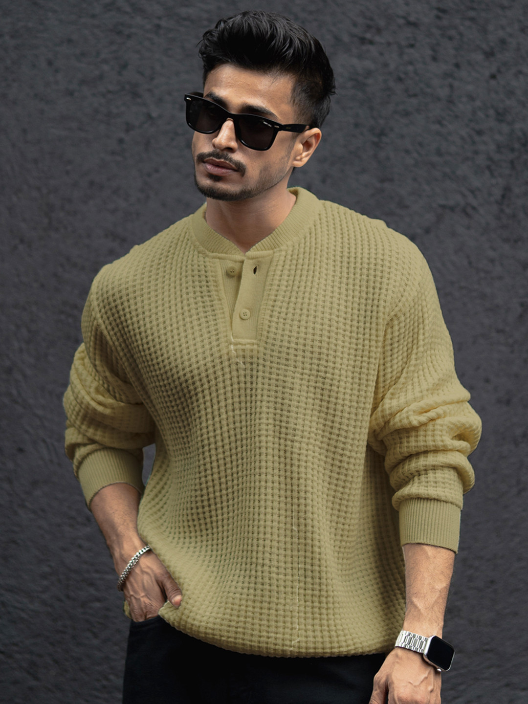 Buy Powerlook Men Henley Neck T Shirt - Tshirts for Men 31625636 | Myntra