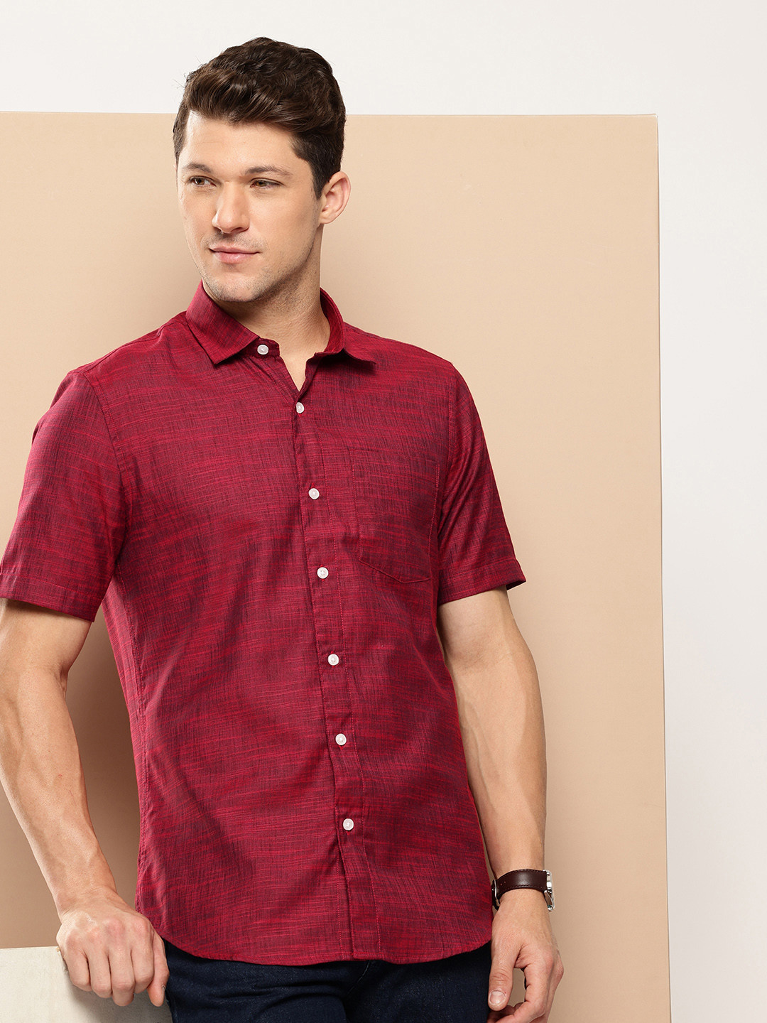 Buy INVICTUS Men Slim Fit Casual Shirt - Shirts for Men 31639632 | Myntra