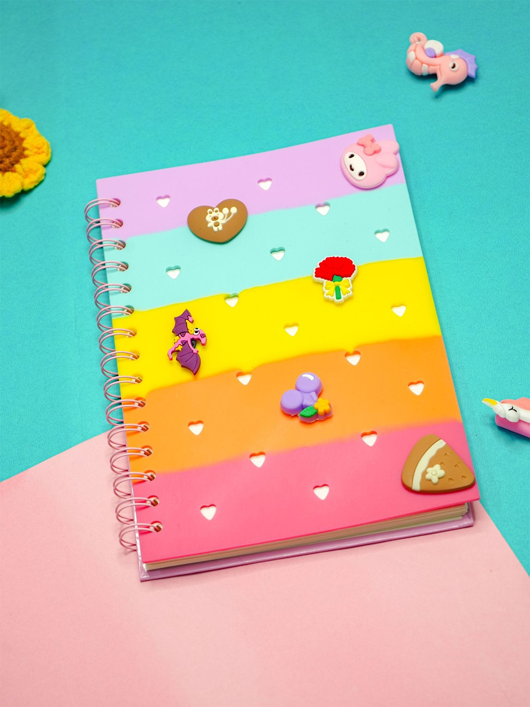 Buy Tinker Squad Candy Colors Diary Notebook With Playful Charms ...