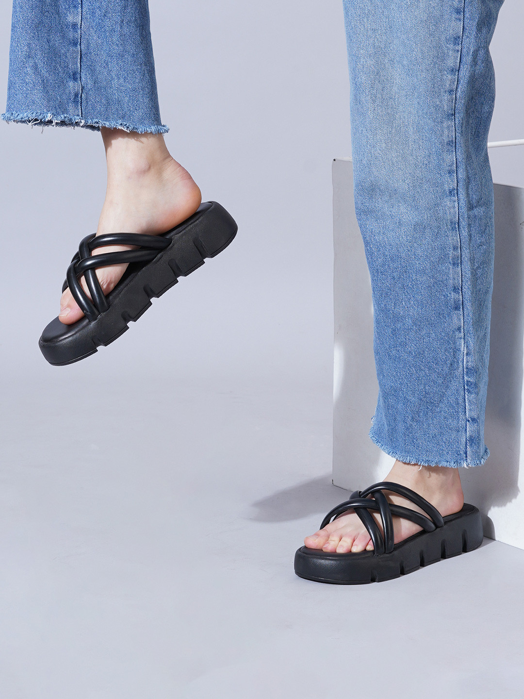 Buy PLANET WALK Women Flatform Heel Sandals - Heels for Women 31663345 ...