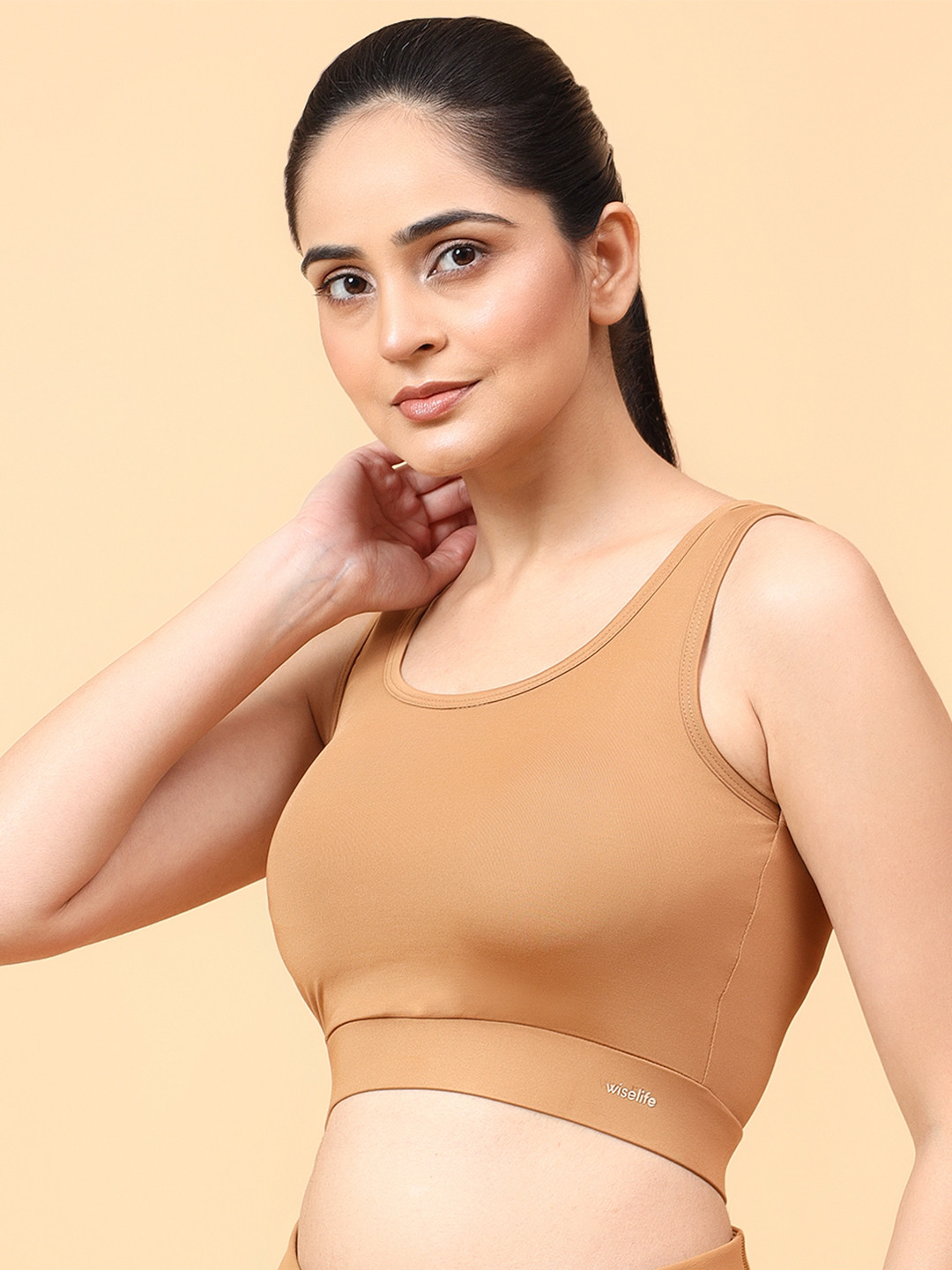 Buy WiseLife Women Full Coverage Workout Slip On Bra - Bra for Women ...