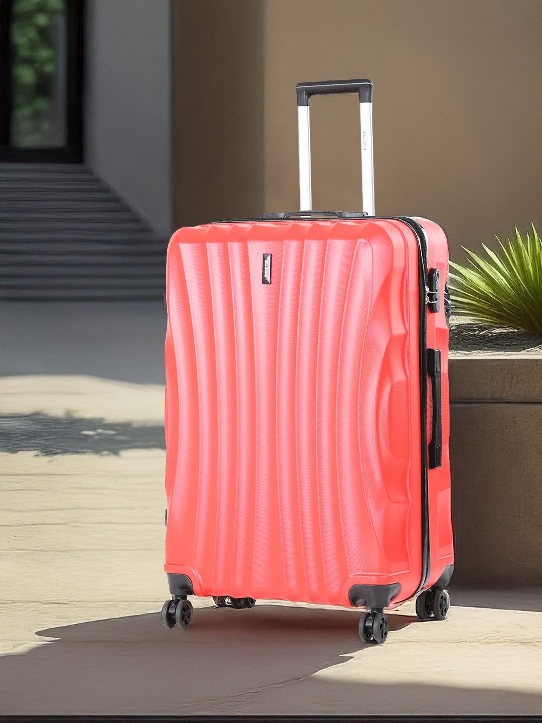 Buy Roadster Unisex Hard Sided Large Trolley Suitcase - Trolley Bag for ...