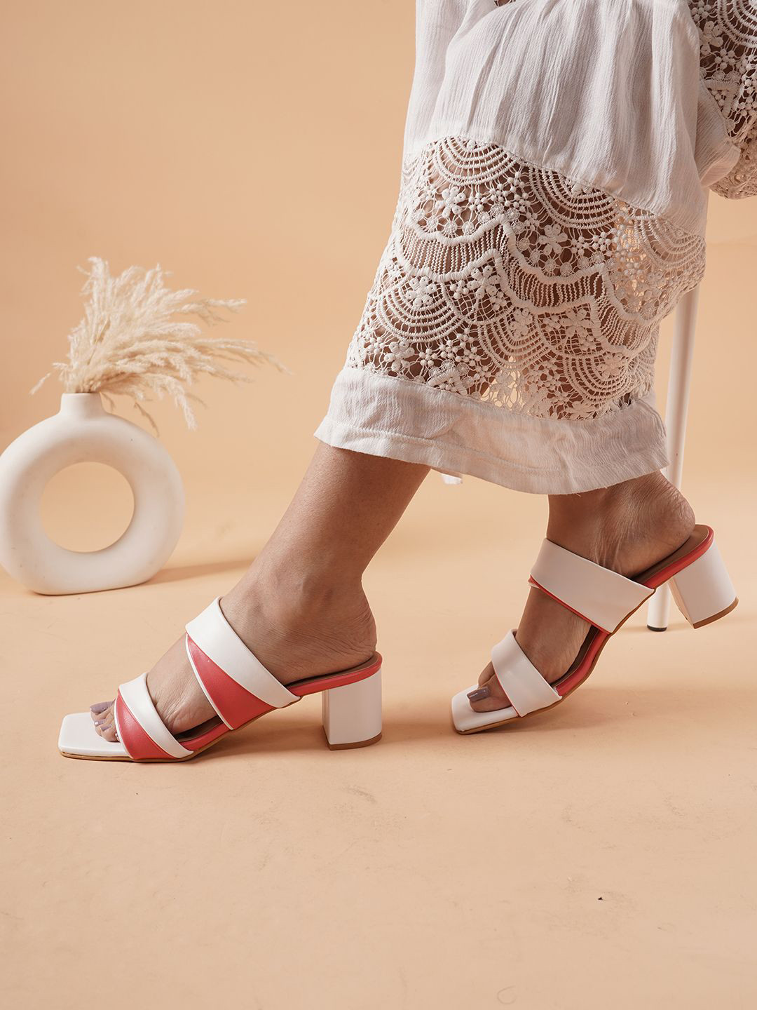 Buy DressBerry Block Sandals - Heels for Women 31702486 | Myntra