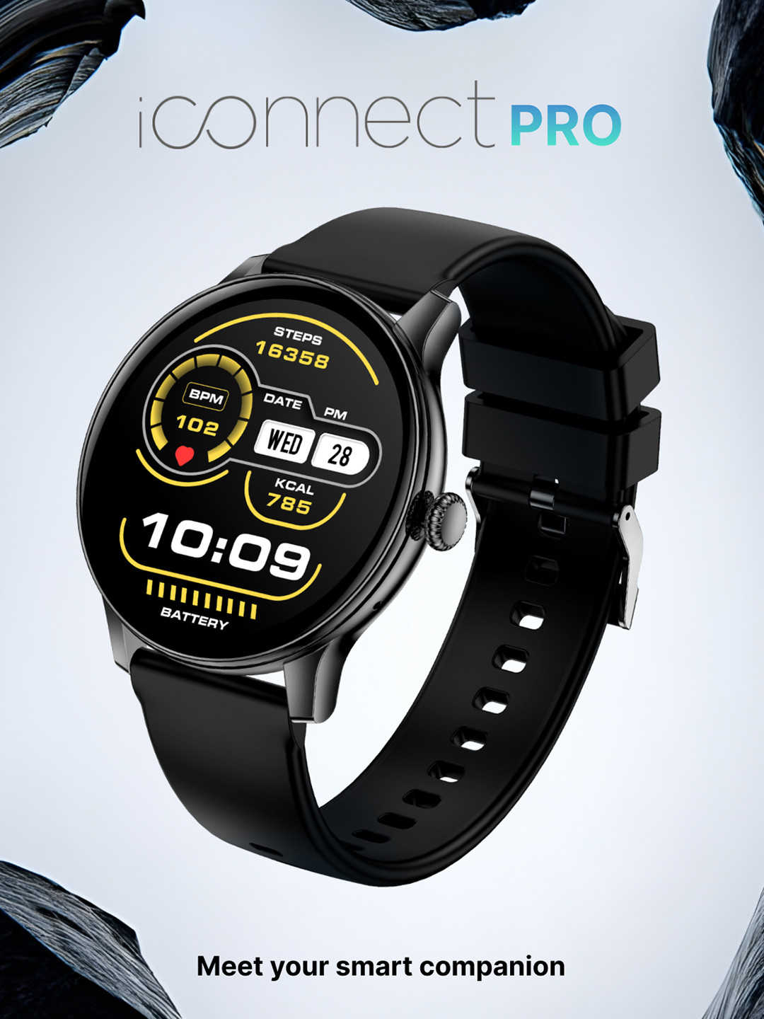 Buy Timex Unisex IConnect Pro 1.38"(3.50 Cm) Display With BT Calling ...