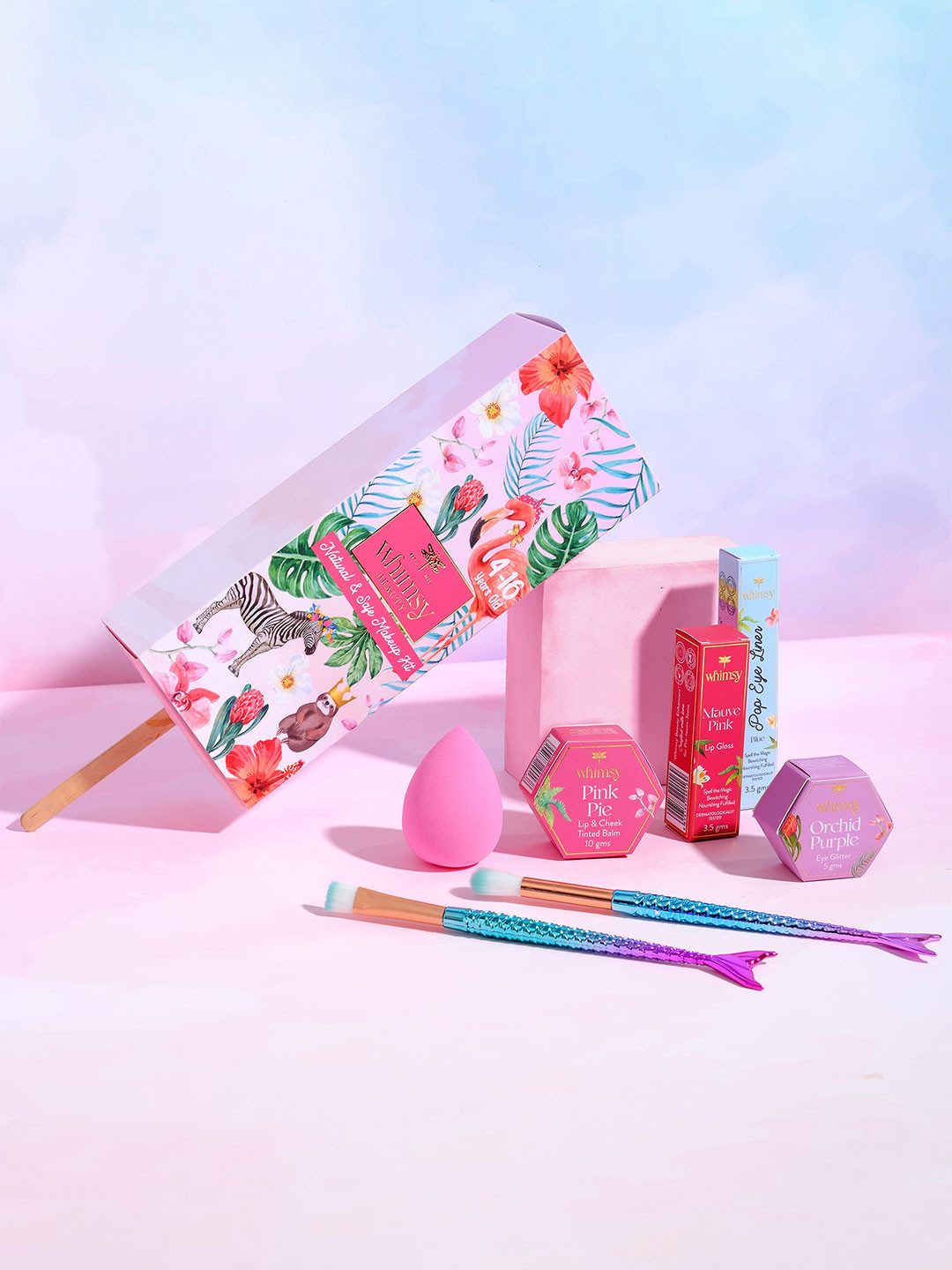 Buy Whimsy Beauty Girls Set Of 7 Glow Up Safe & Organic Beauty Makeup ...