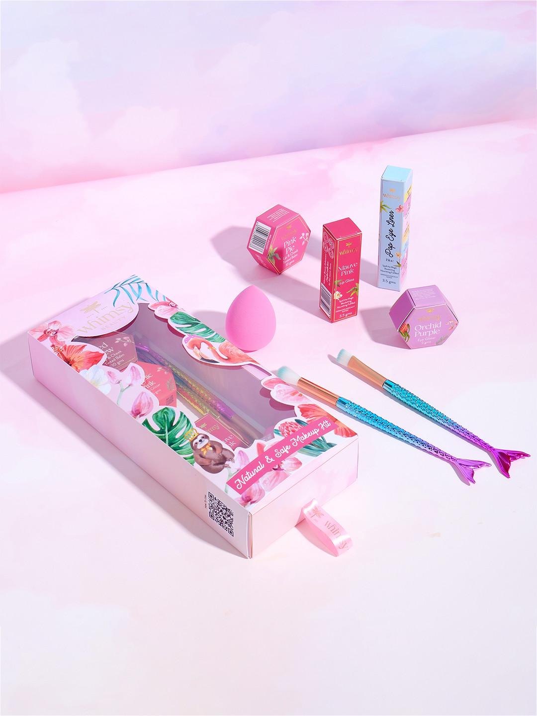 Buy Whimsy Beauty Girls Set Of 7 Glow Up Safe & Organic Beauty Makeup ...