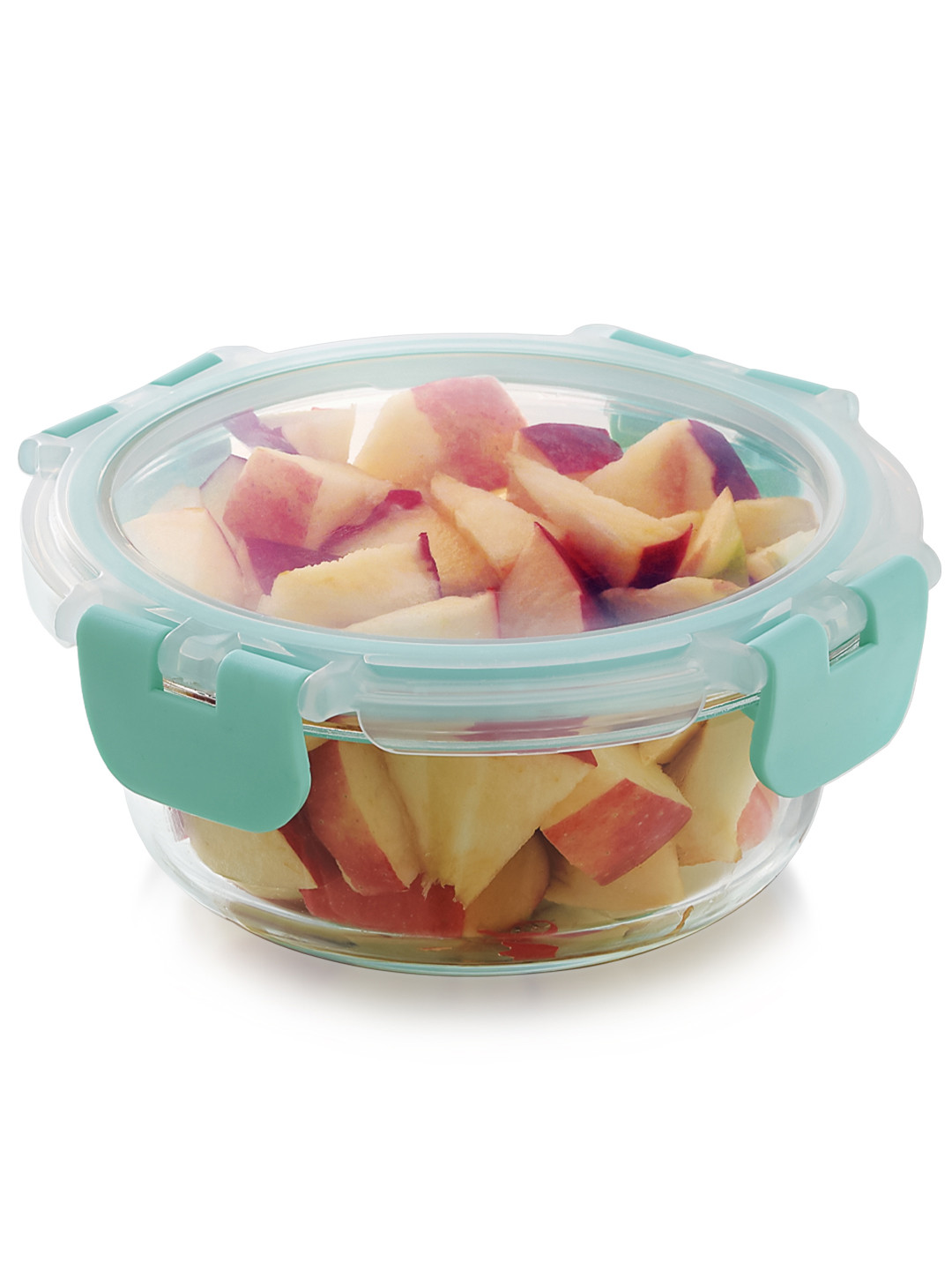 Buy Magnus Glock Borosilicate Glass Food Round Microwave Safe Container ...