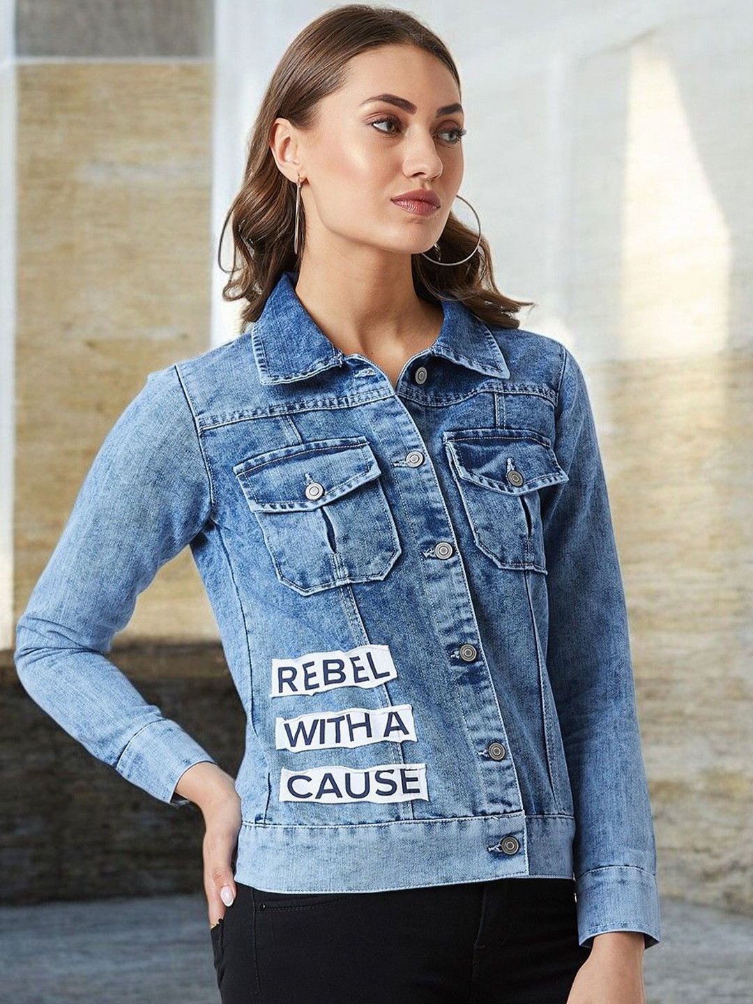 Buy DressBerry Women Washed Denim Jacket - Jackets for Women 31751866 ...