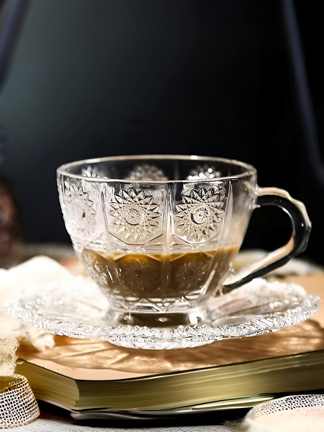 Buy The Better Home Grey Glass Core Set Of Cups And Mugs - Cups And ...