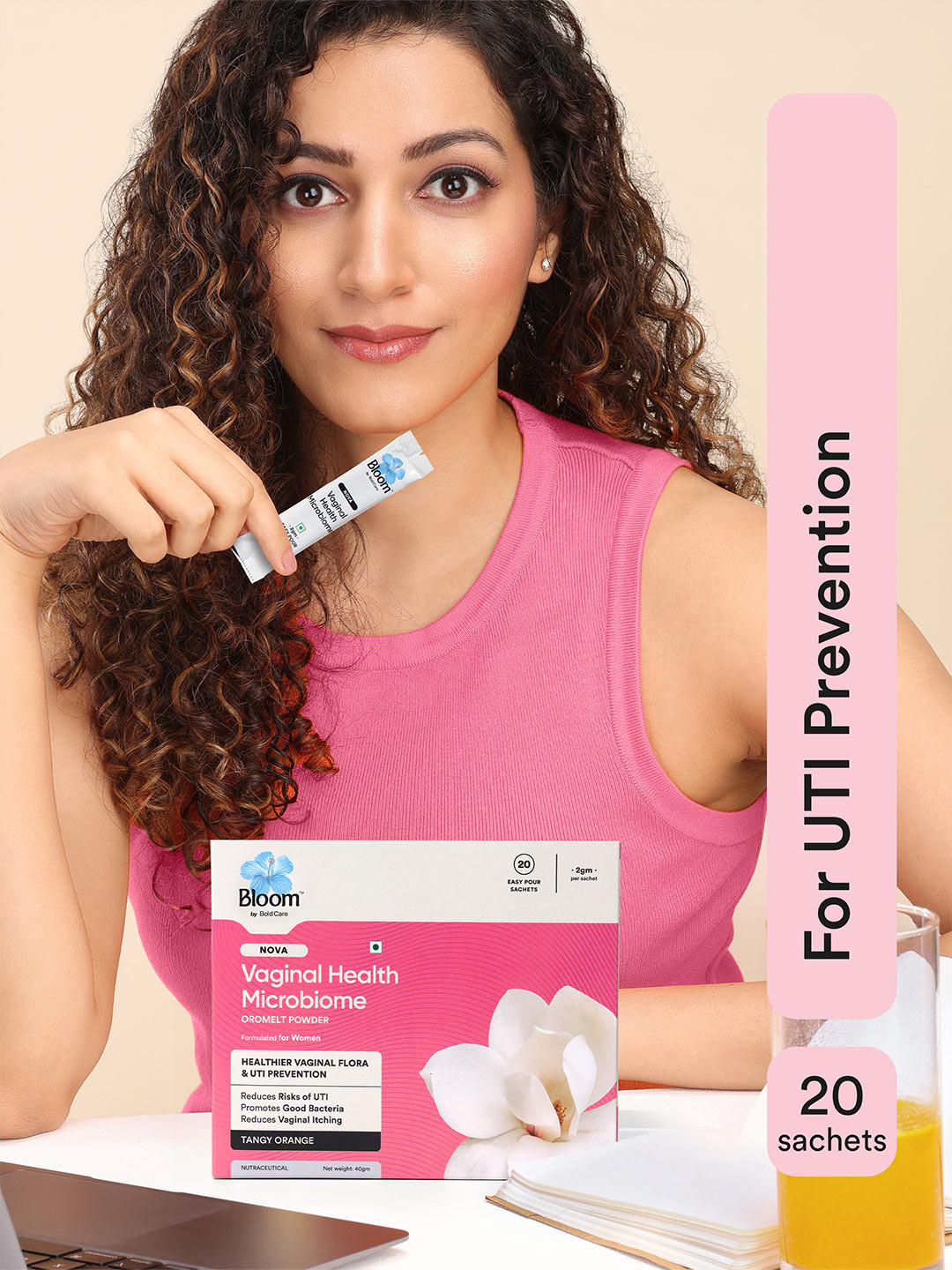 Buy Bloom Vaginal Microbiome Oromelt Powder 20 Sachets - Nutrition And ...