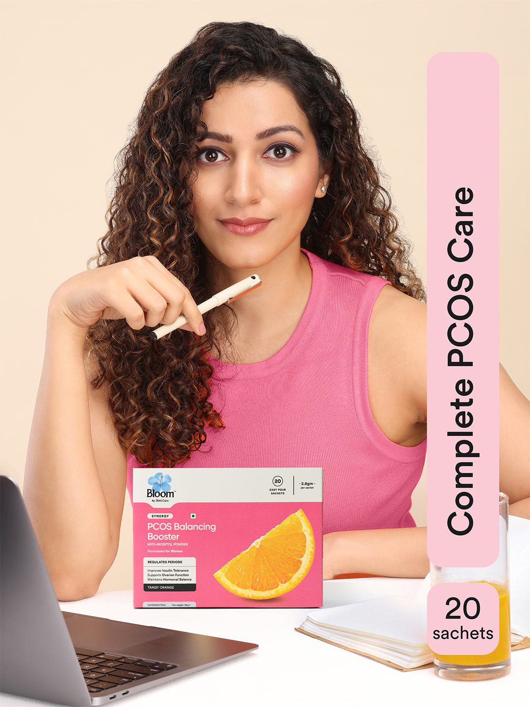 Buy Bloom PCOS Balancing Myo Inositol Powder 20 Sachets - Nutrition And ...