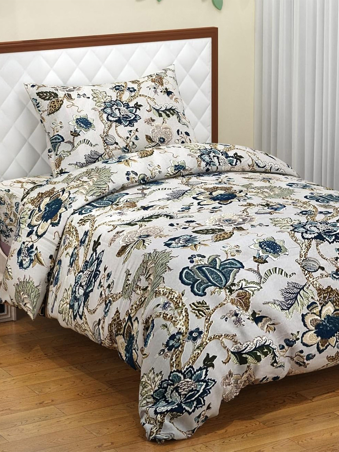 Buy Trance Home Linen Pure Cotton Single Rajai Cover/Blanket Cover ...