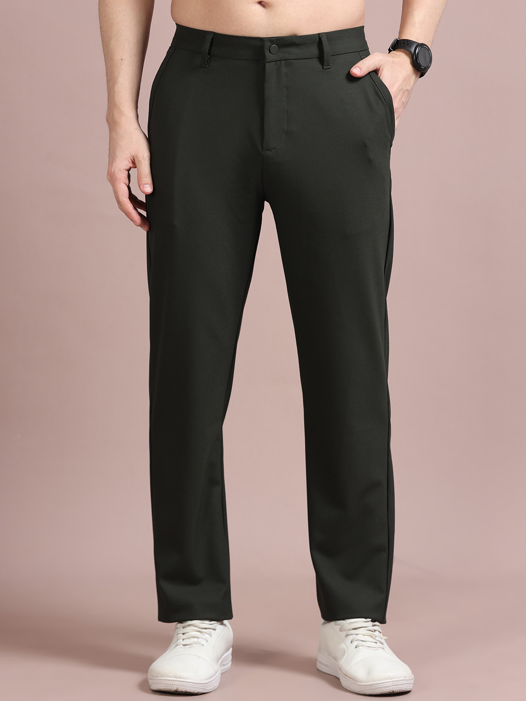 Buy RIGS AND RAGS Men Original Slim Fit Trousers - Trousers for Men ...