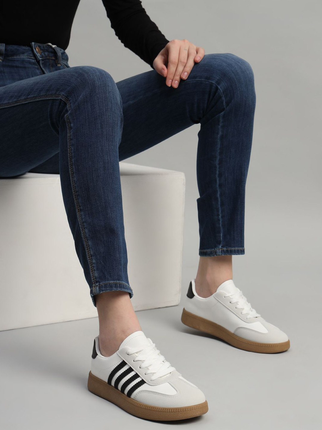 Buy Truffle Collection Women PU Sneakers - Casual Shoes for Women ...