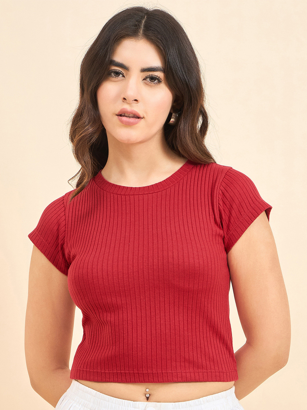 Buy Strong And Brave Crop Top - Tops for Women 31768099 | Myntra
