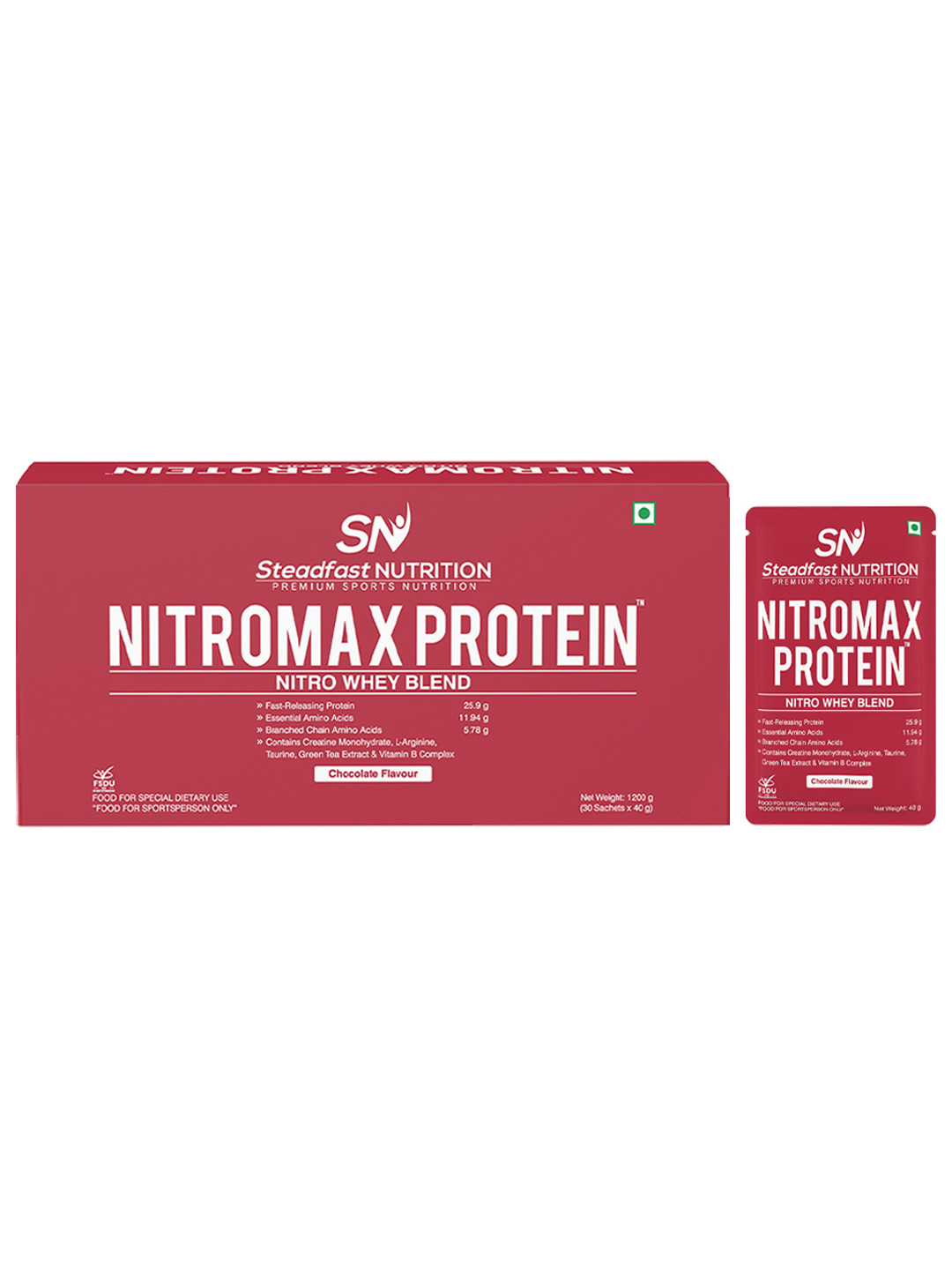 Buy Steadfast Nutrition Nitromax Protein Nitro Whey Blend Chocolate 30 ...