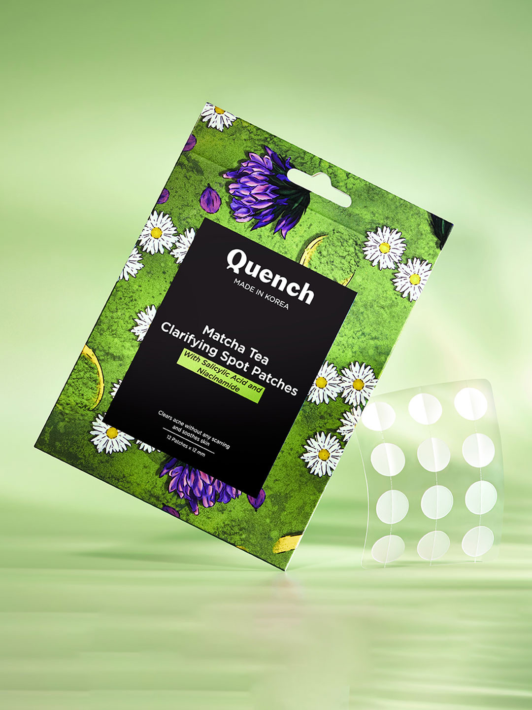 Buy Quench Matcha Tea Clarifying Acne Patches With Salicylic Acid ...