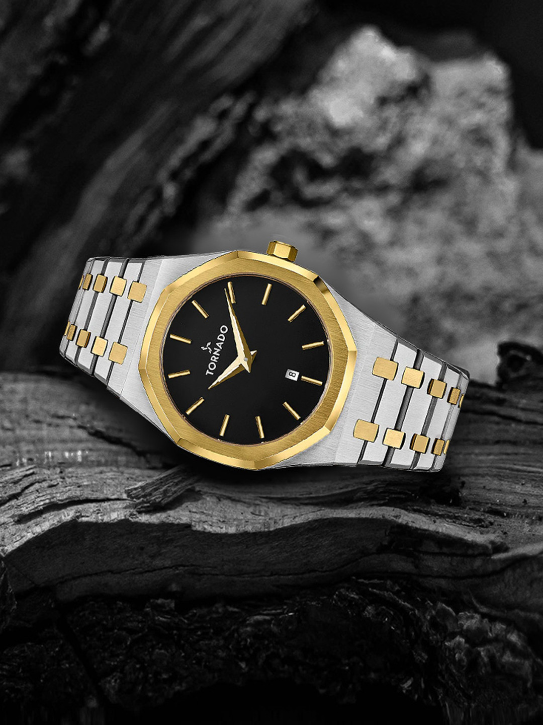 Buy TORNADO Men Dial & Stainless Steel Bracelet Style Straps Analogue Watch T9009 TBTB - Watches ...