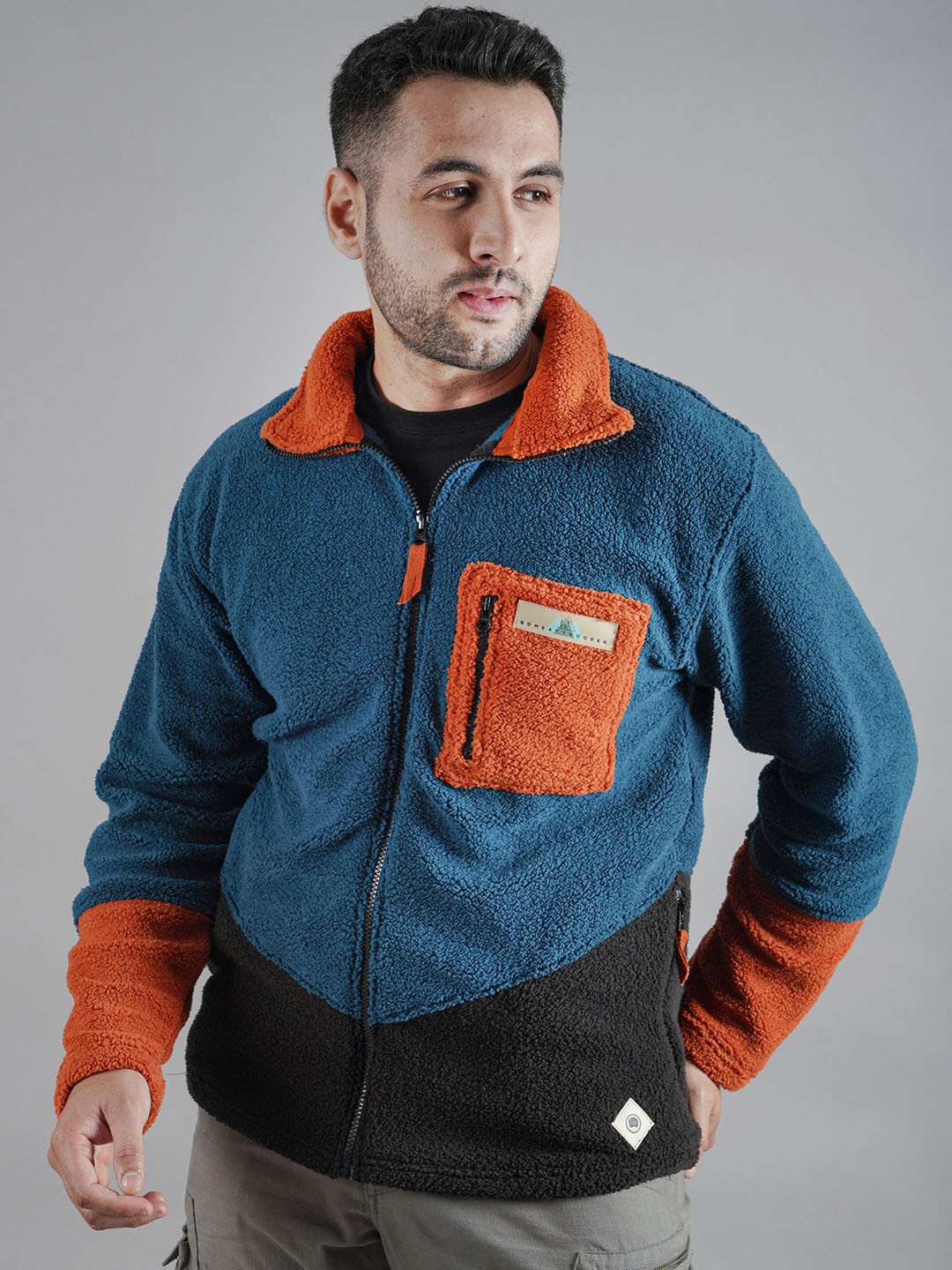 Buy BOMBAY TROOPER Men Fleece Sporty Jacket - Jackets for Men 31846307 ...