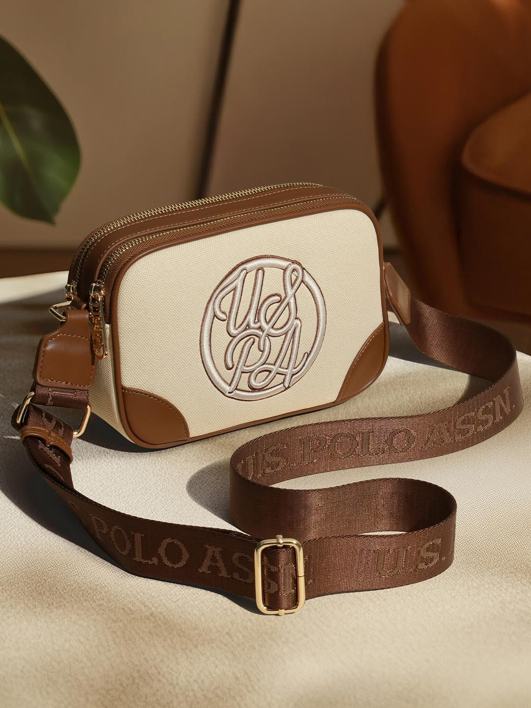 Buy U.S. Polo Assn. Women ZENA Premium PU Cross Body Bag - Handbags for ...