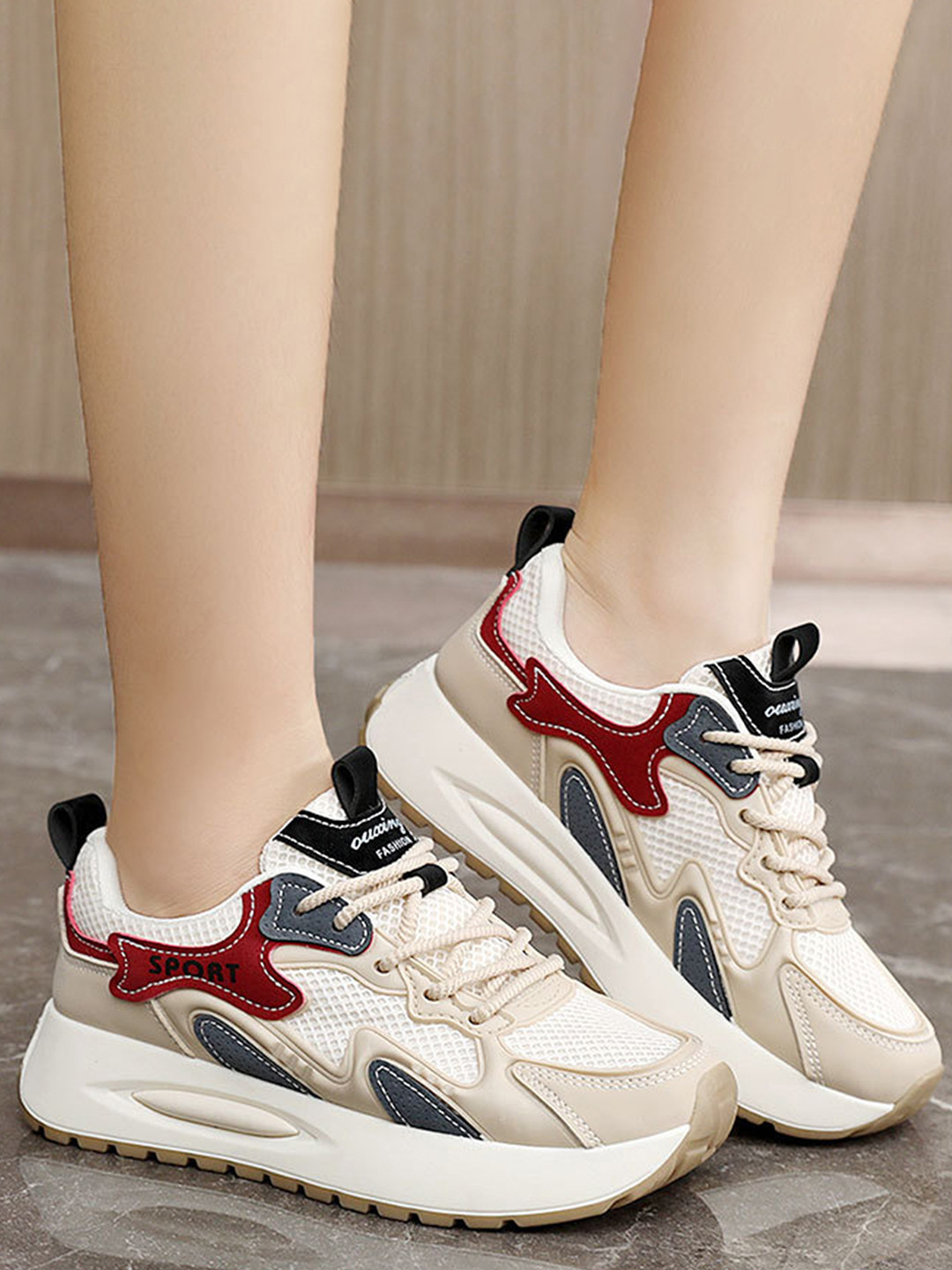 Buy LULU & SKY Women Colourblocked Sneakers - Casual Shoes for Women ...