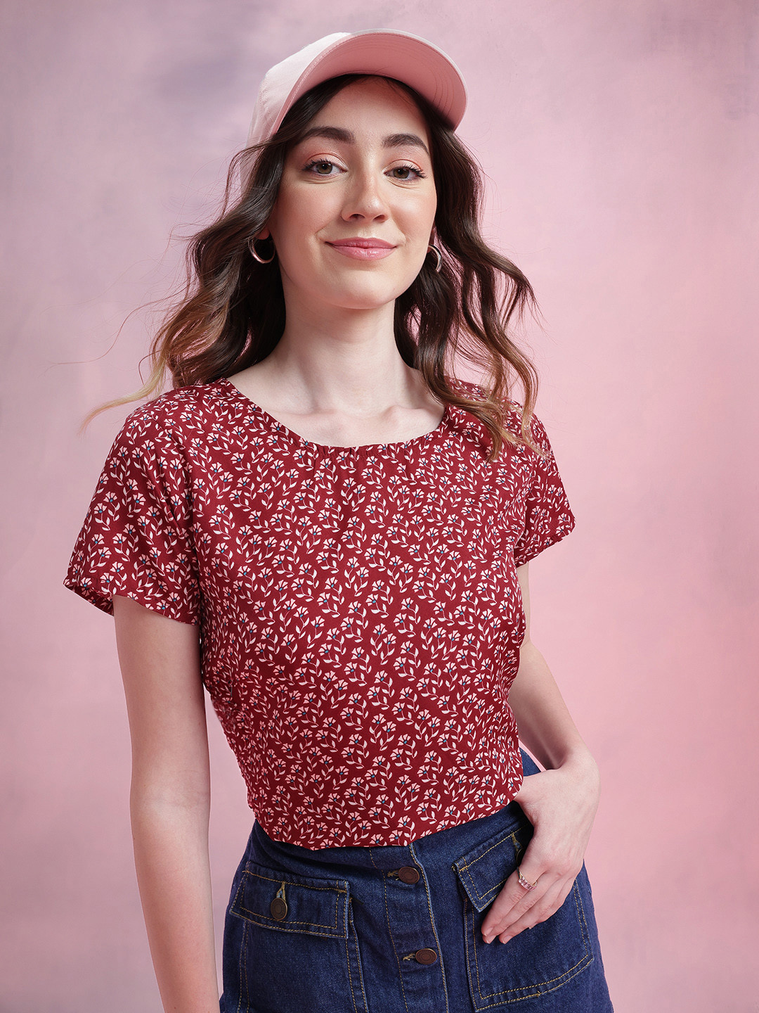 Buy DressBerry Floral Print Top - Tops for Women 31864296 | Myntra