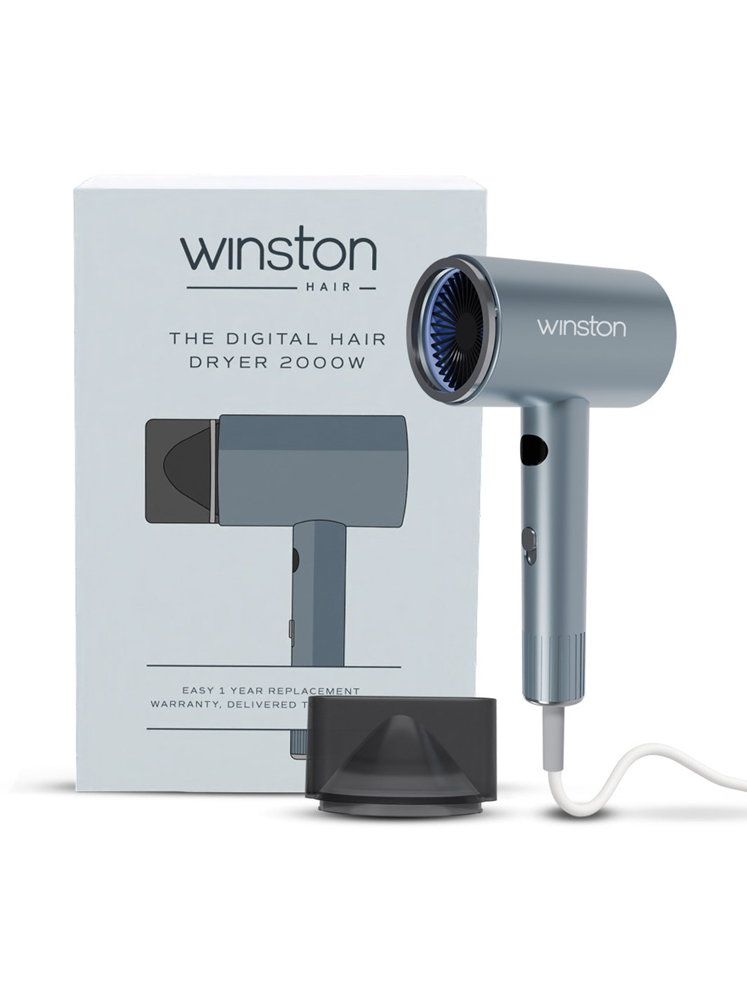 Buy WINSTON WHD 104 Digital Smart Ionic 2000 W Fast Drying Hair Dryer ...