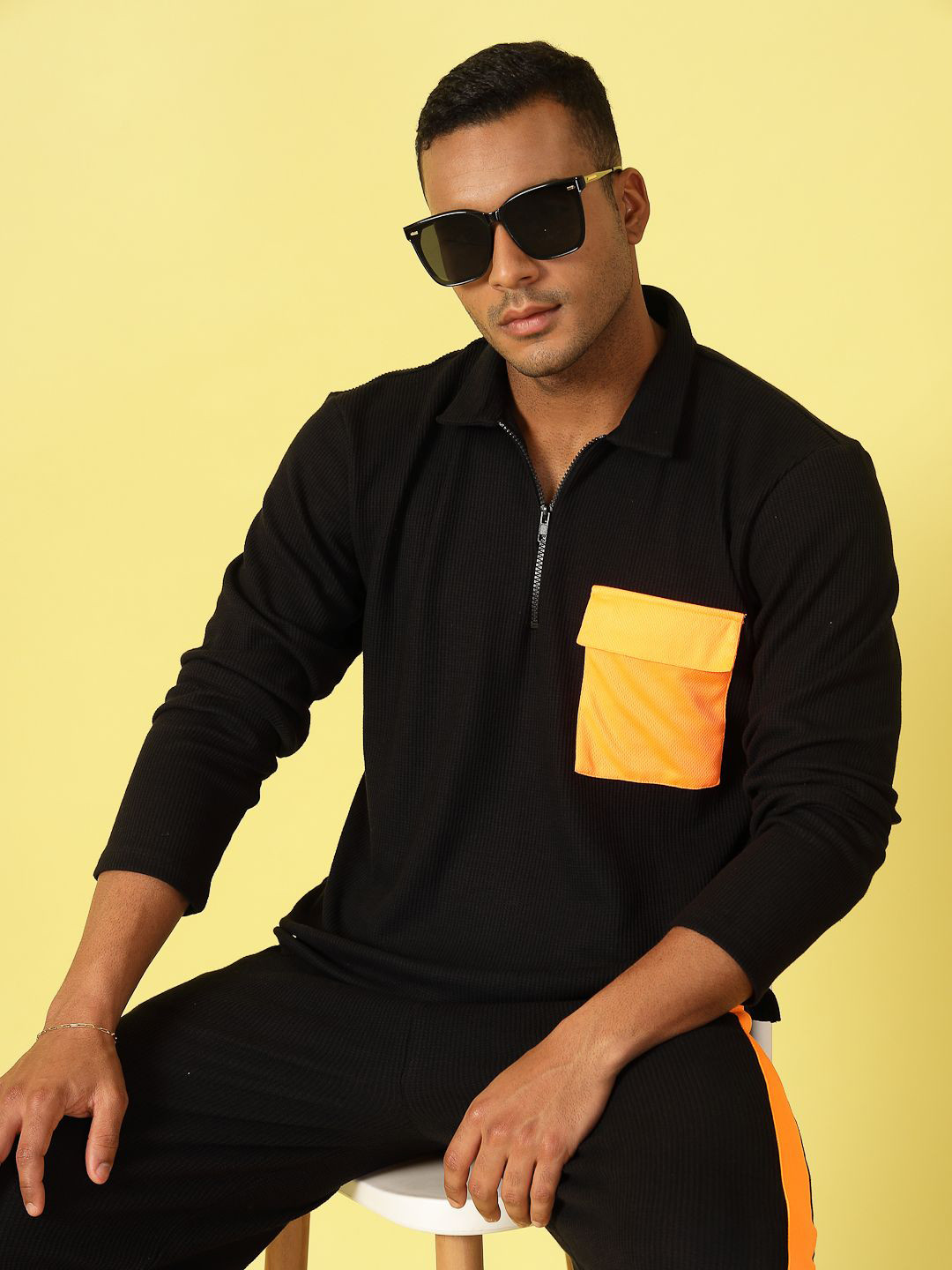 Buy Rigo Men Solid Polo Collar Regular Fit T Shirt - Tshirts for Men ...