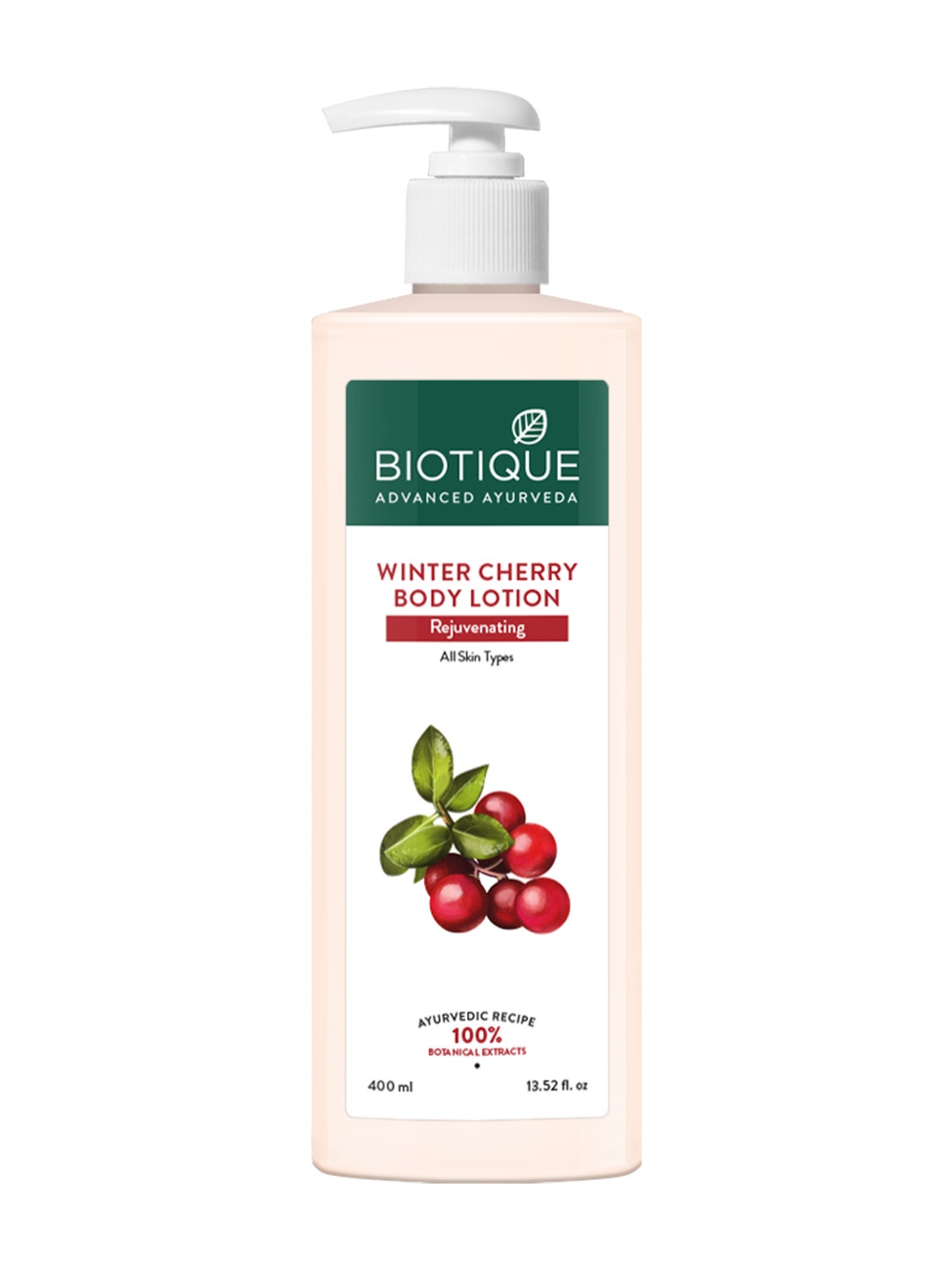 Buy Biotique Winter Cherry Rejuvenating Body Lotion 400ml - Body Cream ...