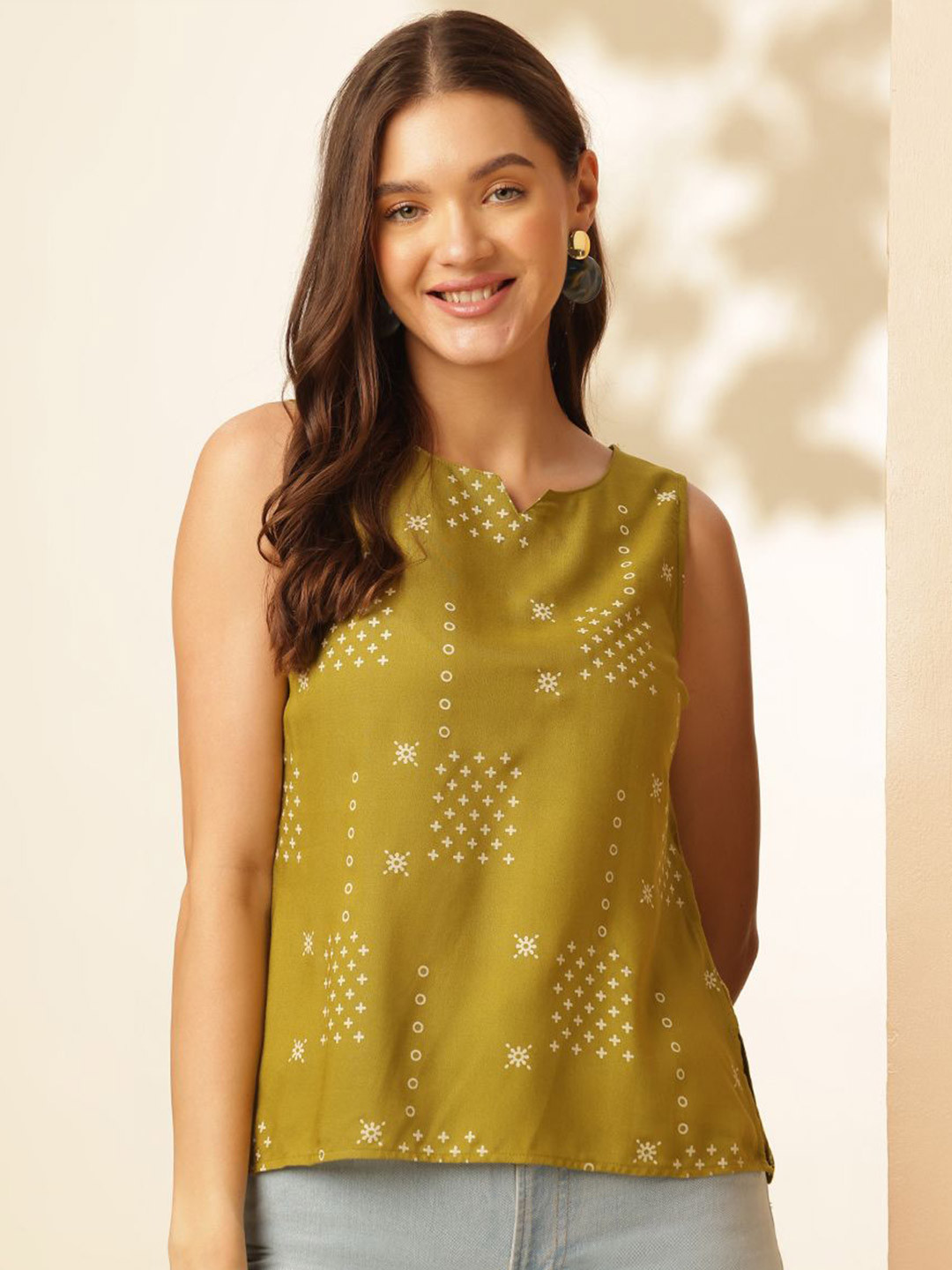 Buy Anouk Women Geometric Printed Top - Tops for Women 31942117 | Myntra