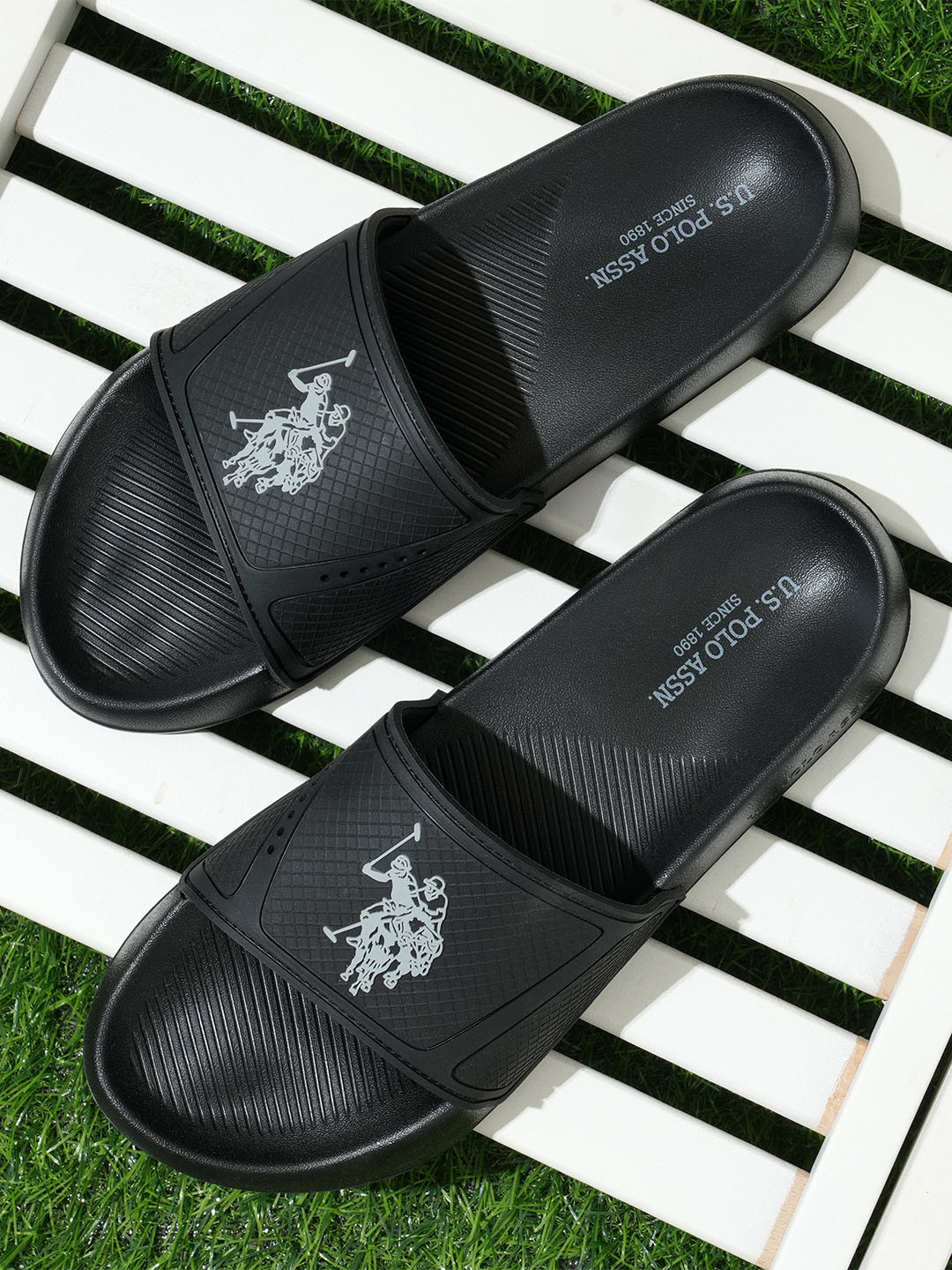 Buy U.S. Polo Assn. Men Printed Sliders - Flip Flops for Men 31943359 ...