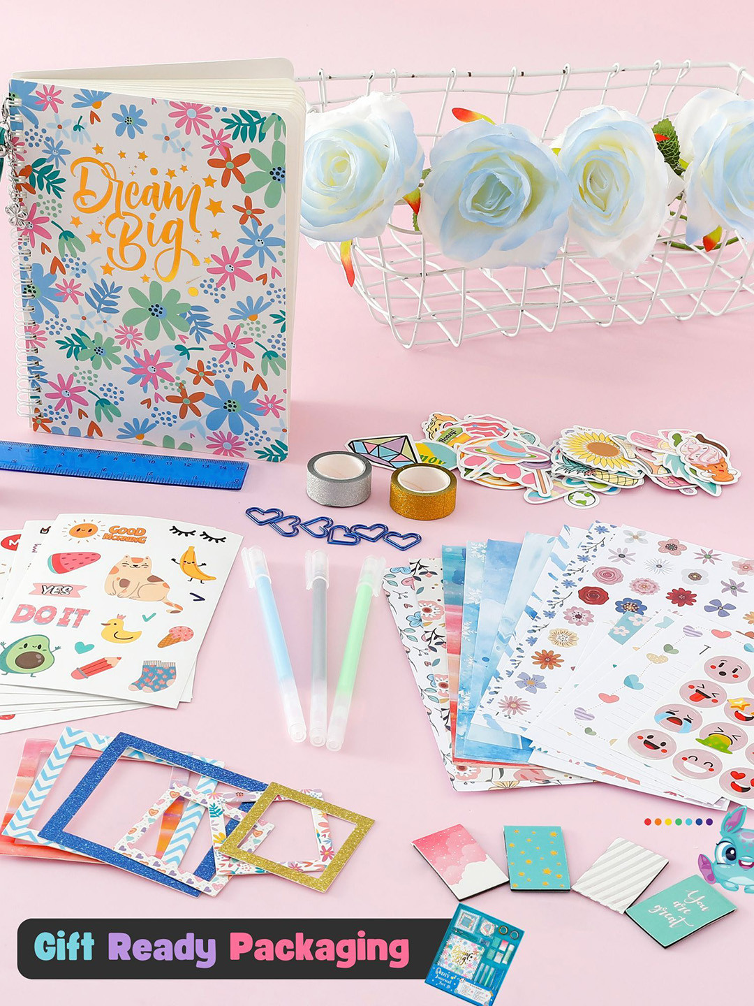 Buy Tinker Squad Scrapbook Journal Set With Diary DIY Craft Accessories ...