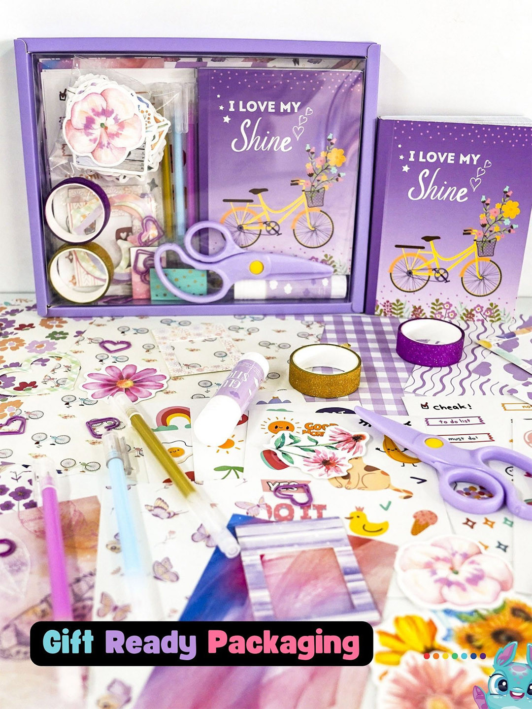 Buy Tinker Squad Scrapbook Journal Set With Diary DIY Craft Accessories ...