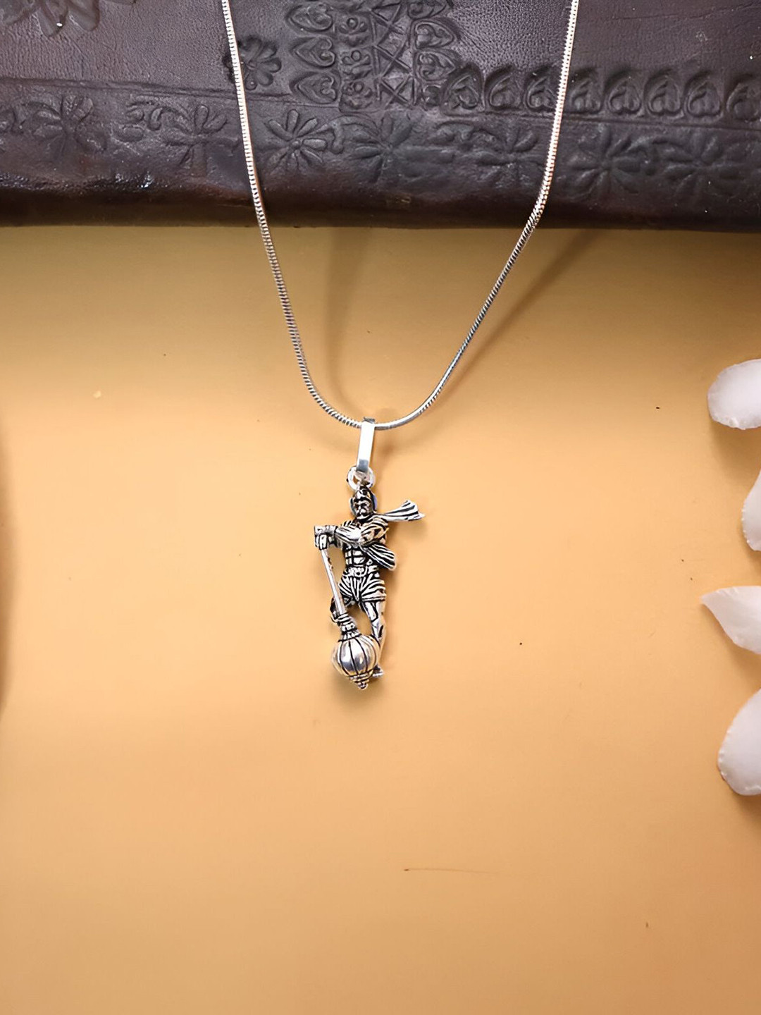 Buy Minprice Silver Plated Contemporary Hanuman Ji Pendants With Chains ...