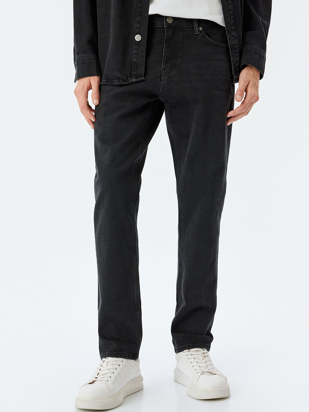 Buy Koton Men Slim Fit Mid Rise Clean Look Stretchable Jeans - Jeans ...