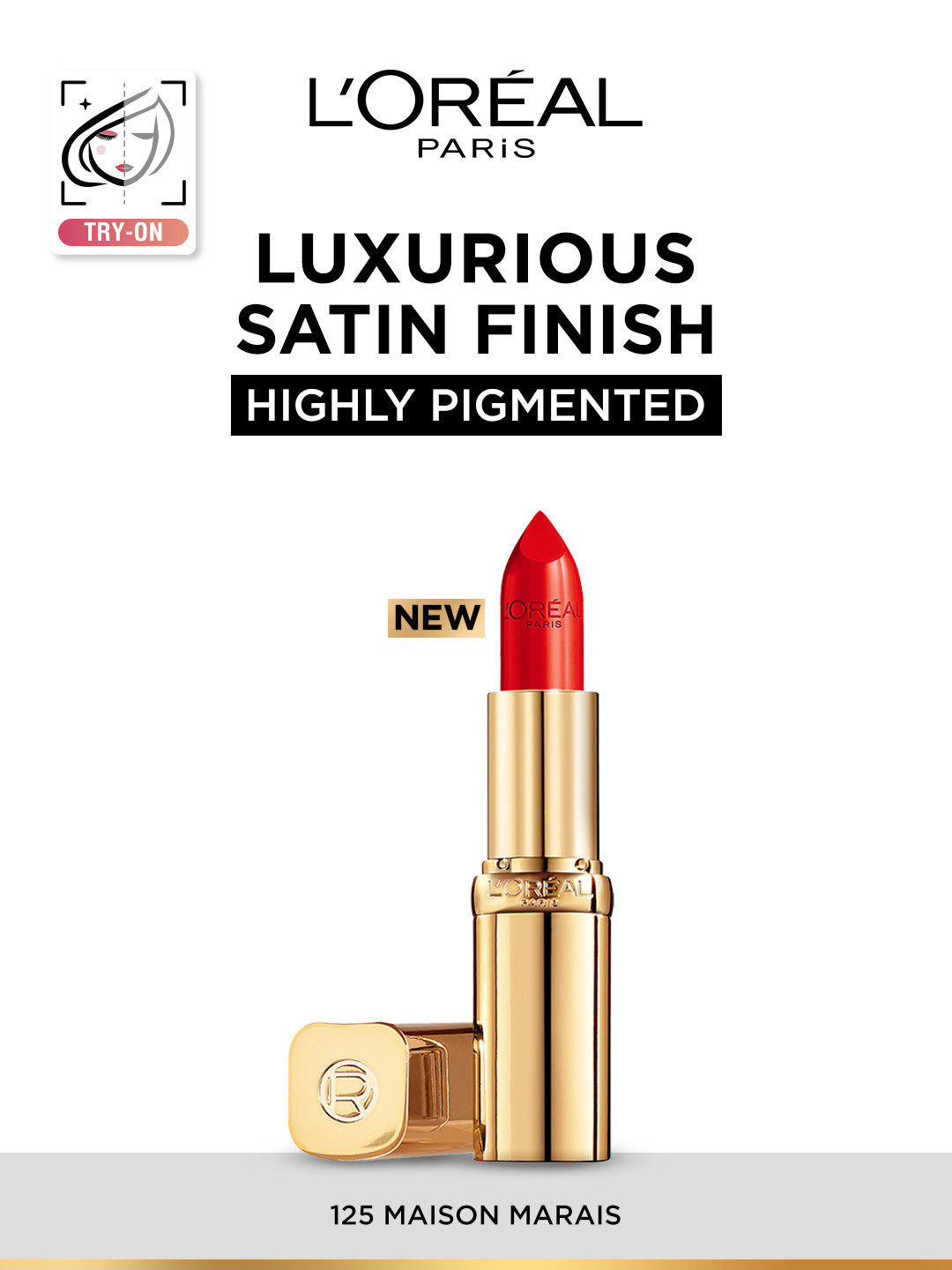 Buy LOreal Paris Color Riche Smudge Proof Satin Lipstick Maison Marais ...