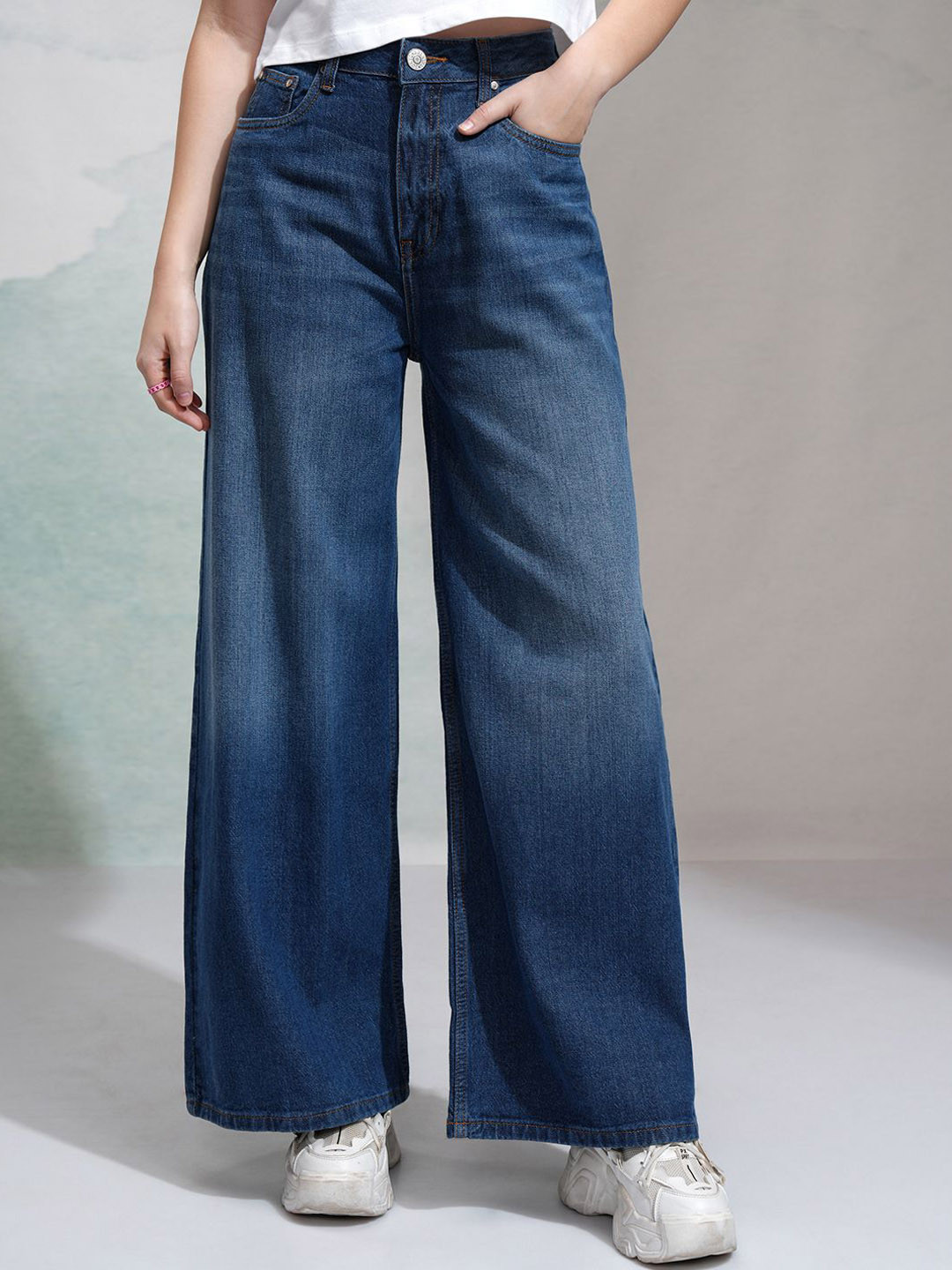 Buy Tokyo Talkies Women High Rise Baggy Jeans - Jeans for Women ...