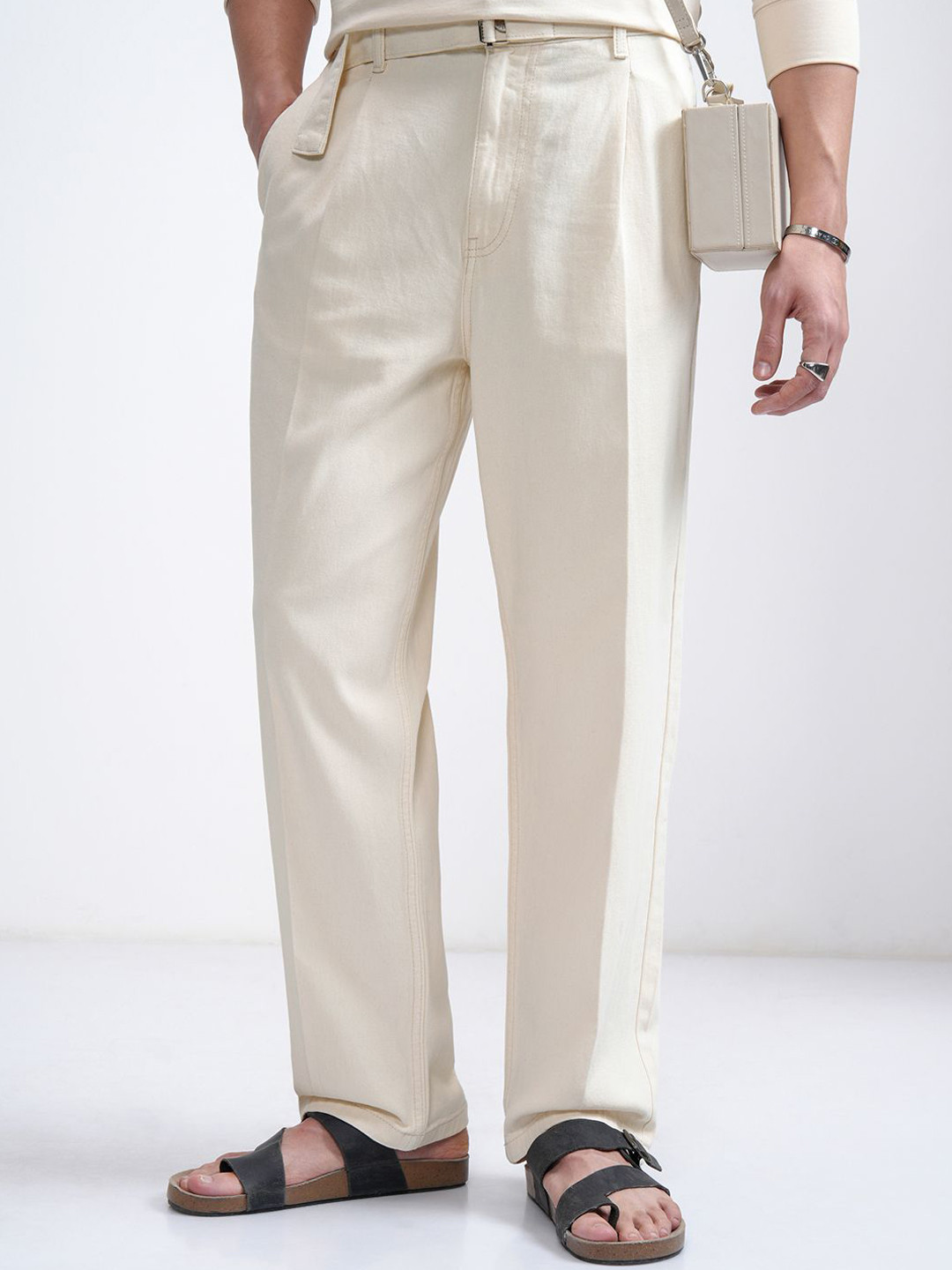 Buy HIGHLANDER Men High Rise Loose Fit Ankle Length Jeans - Jeans for ...