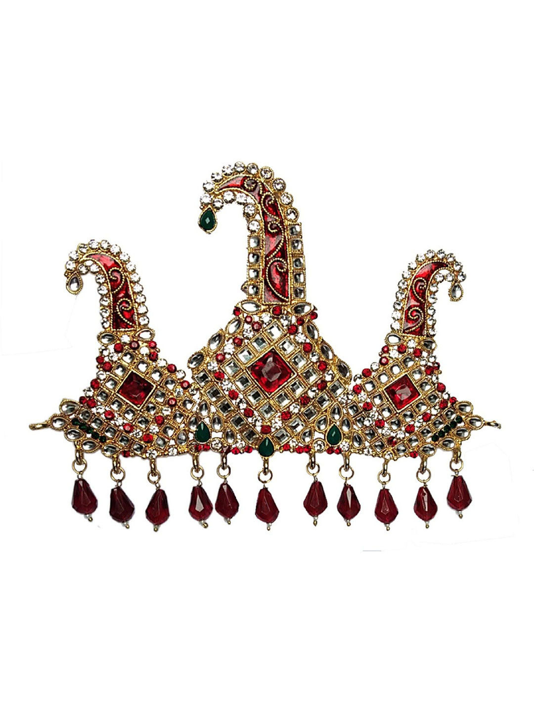 Buy Radhe Creation Embellished Kalgi Brooch - Brooch for Women 31976117 ...