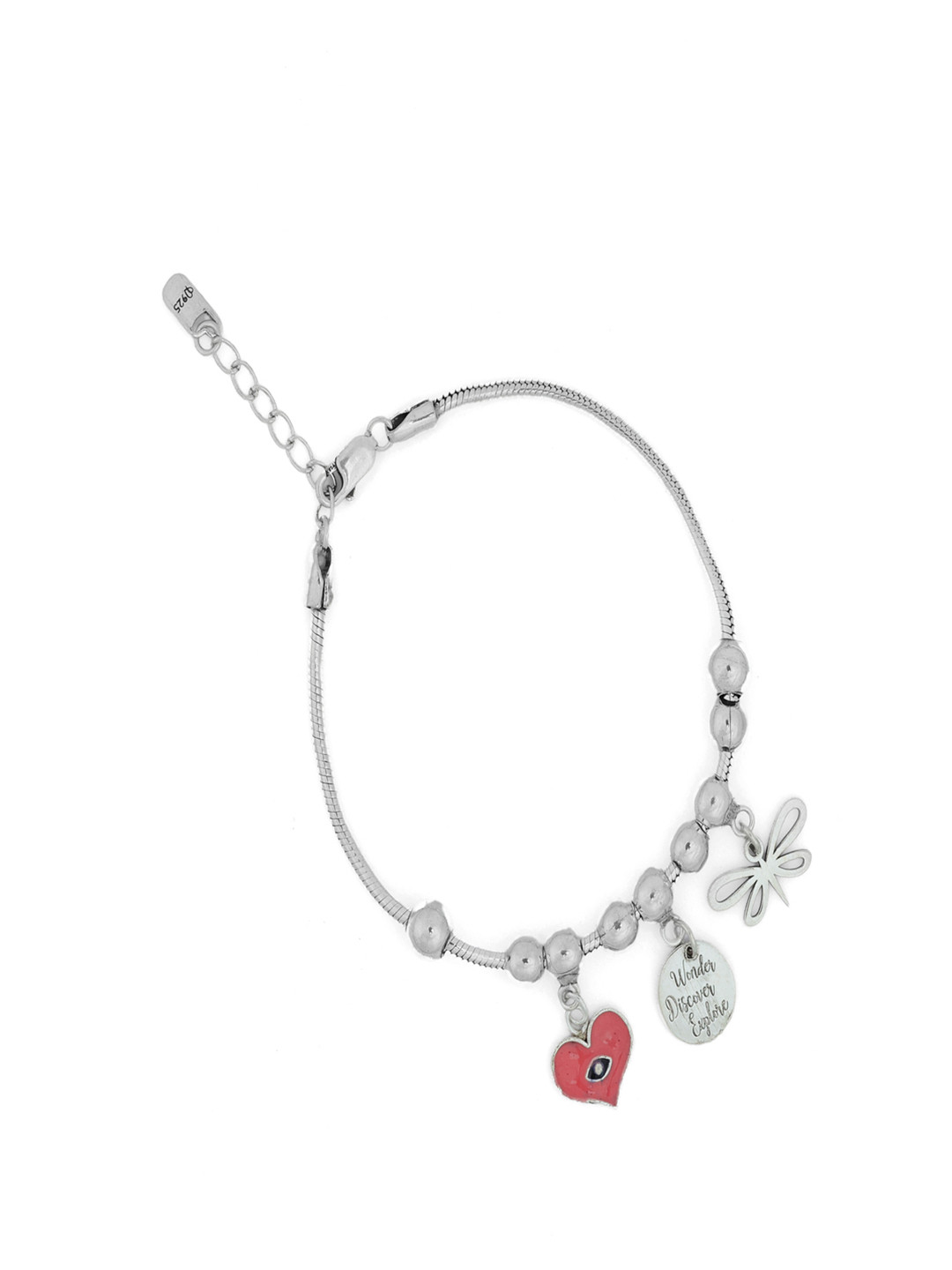 Buy Paavni Girls 925 Sterling Silver Wraparound Bracelet - Bracelet for ...