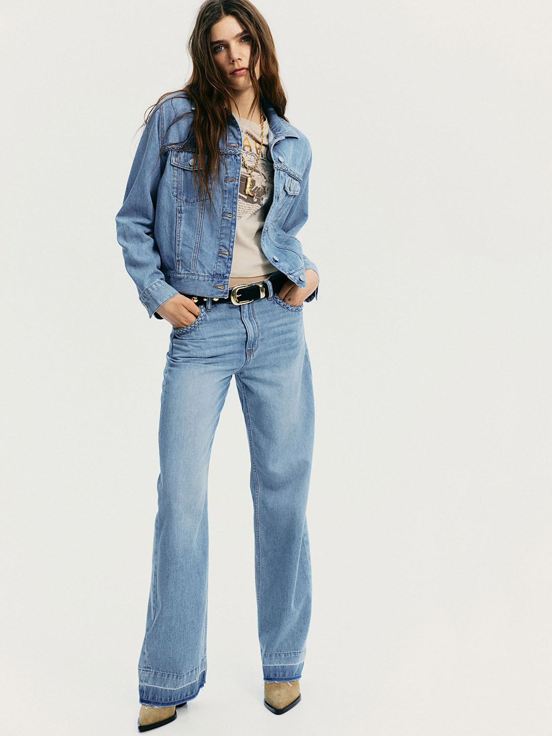 Buy H&M Denim Jacket - Jackets for Women 31980271 | Myntra