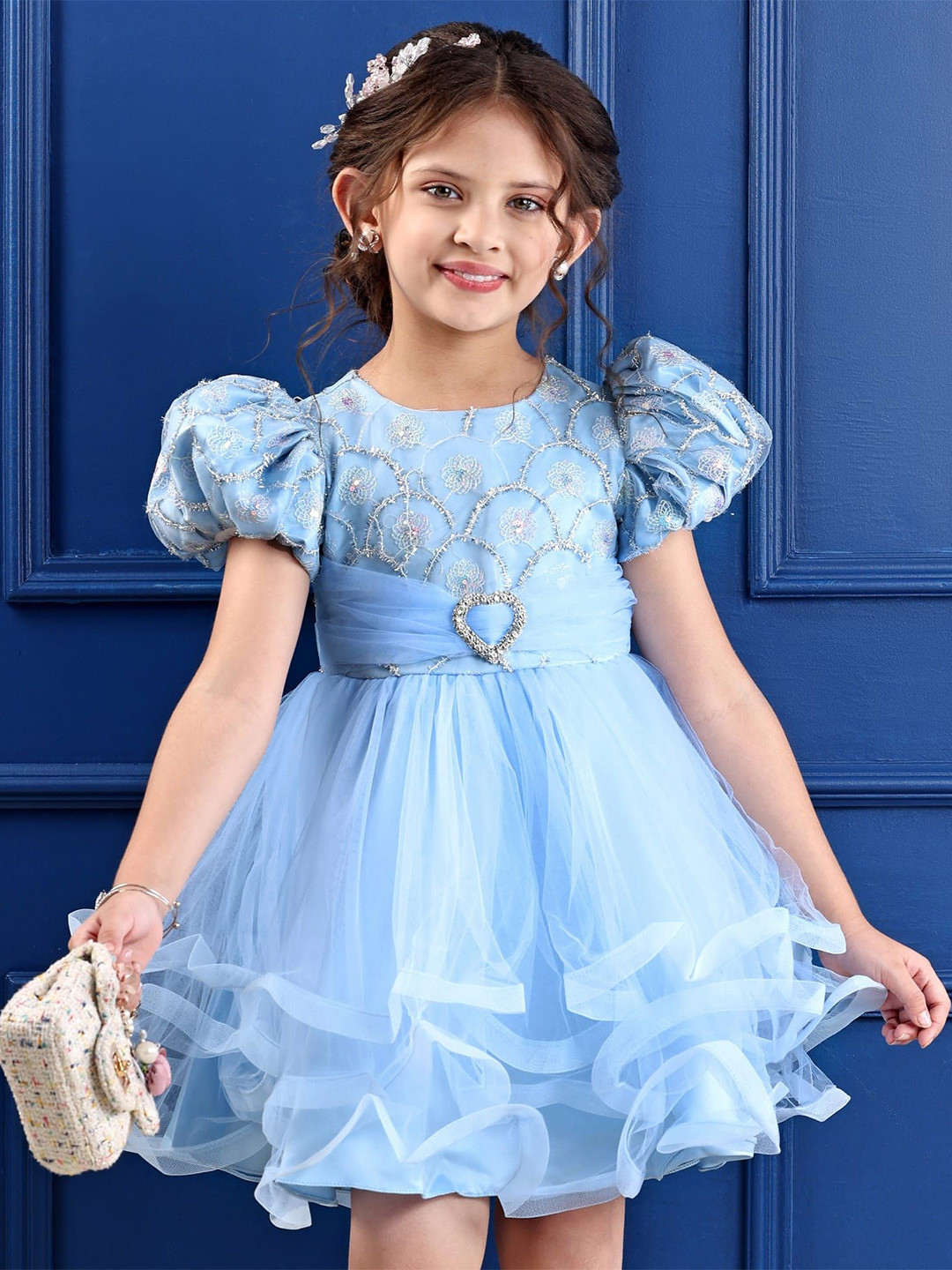 Buy Mark & Mia Girls Fit And Flare Dress - Dresses for Girls 31985916 ...