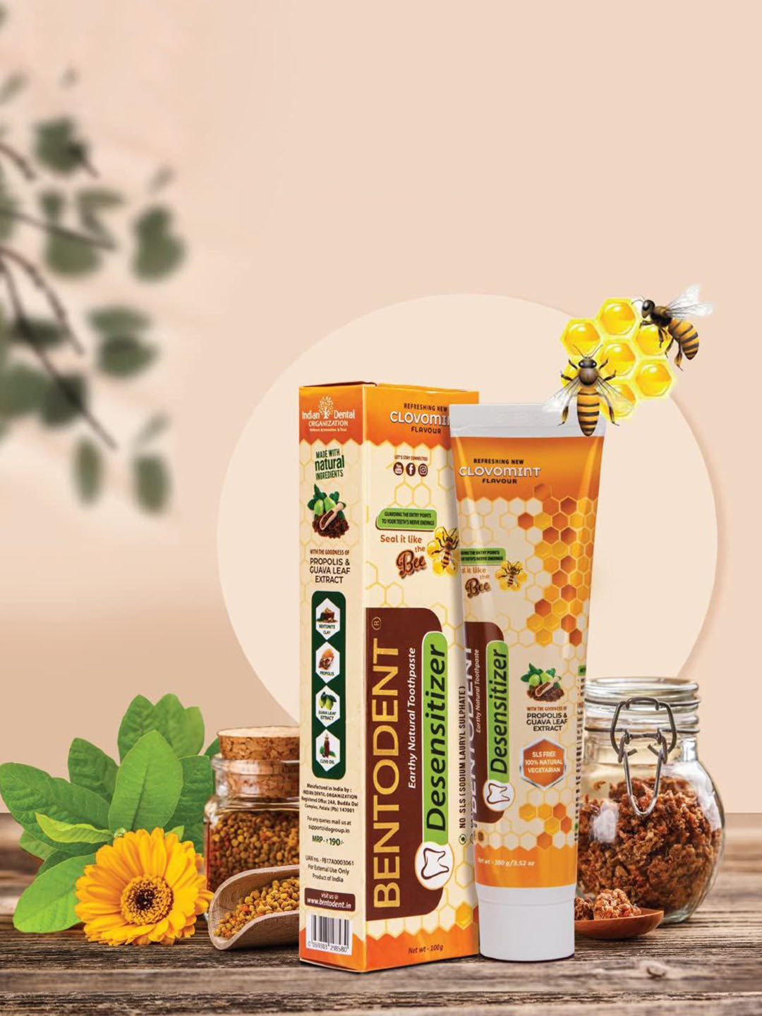 Buy Bentodent Set Of 2 Desensitizer Sensitivity Relief Toothpaste With ...