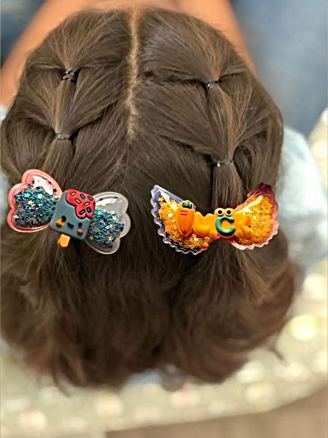 Buy Proplady Women Set Of 4 Embellished Bumpit Hair Pin - Hair ...