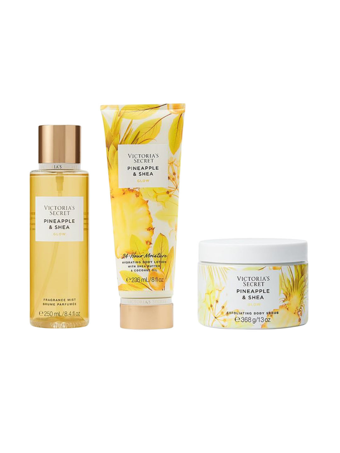 Buy Victoria's Secret Pineapple Shea Glow Natural Beauty Exfoliating ...