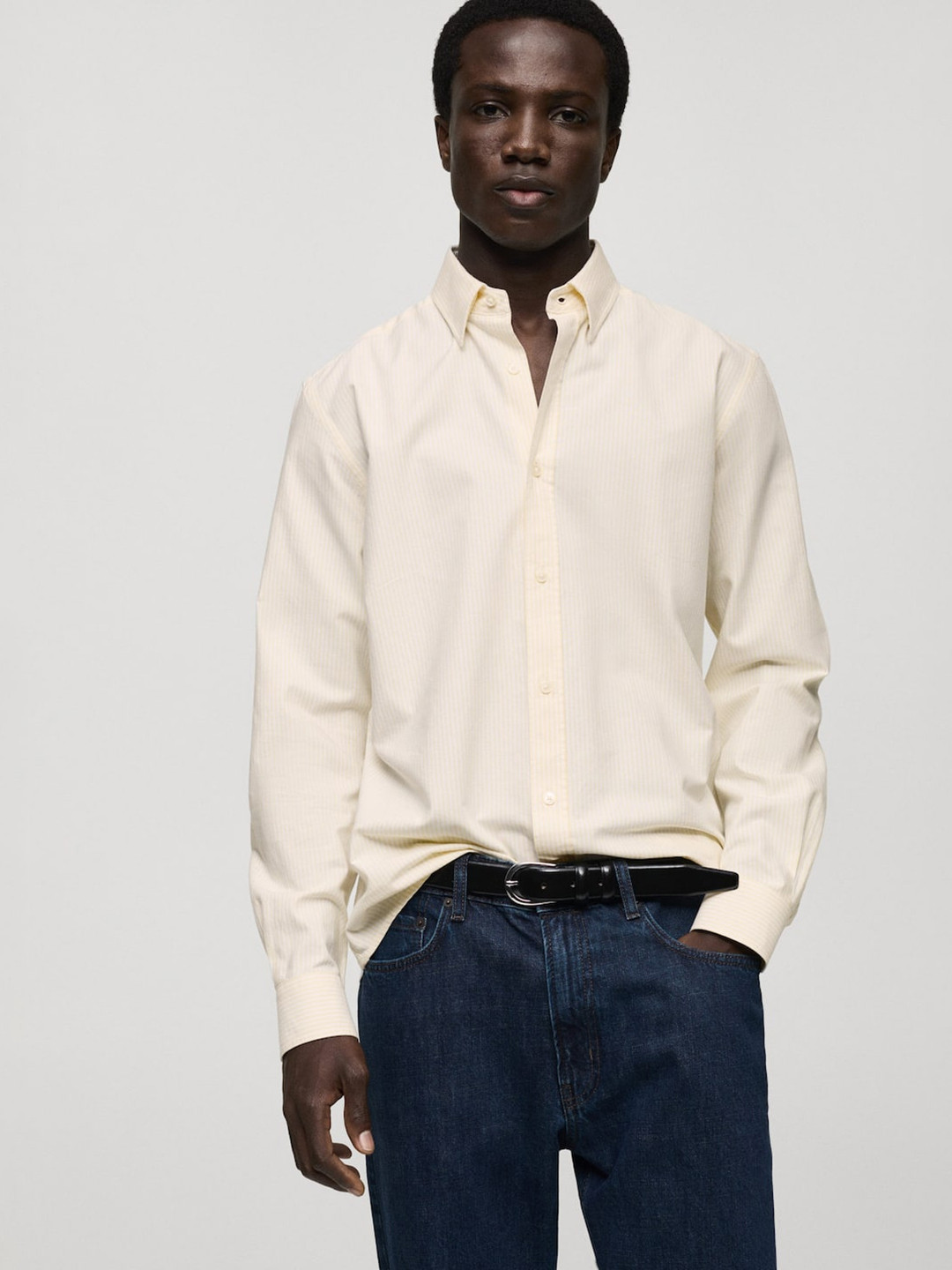 Buy MANGO MAN Striped Smart Casual Shirt - Shirts for Men 32035881 | Myntra