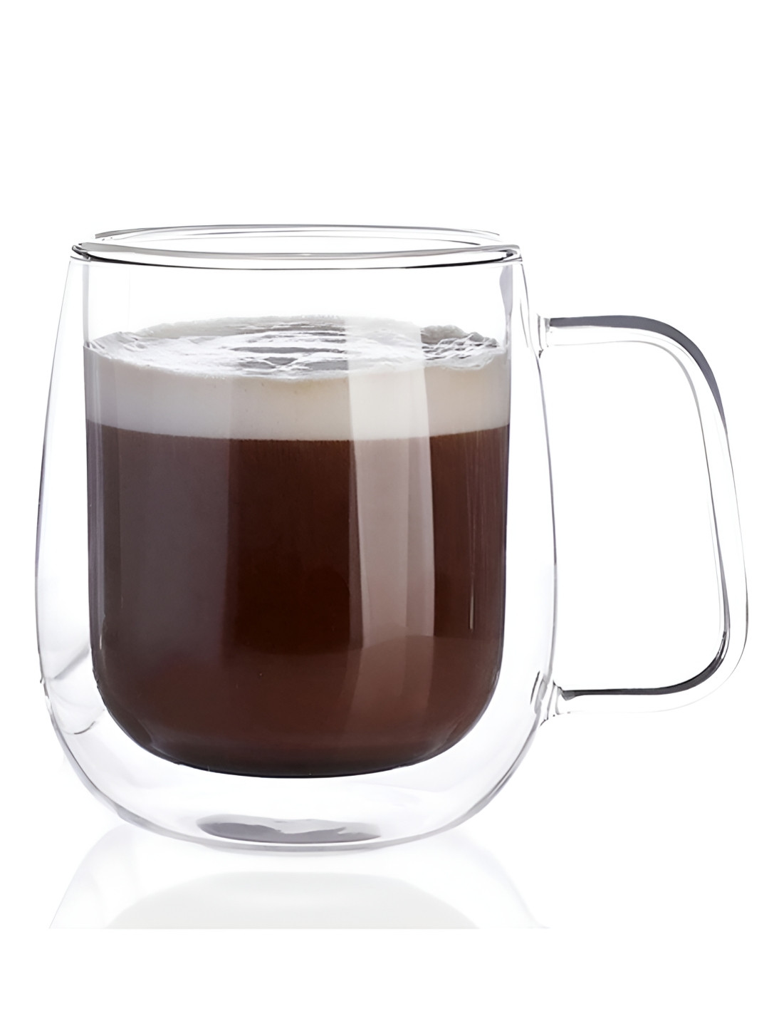 Buy MARKQUES Transparent Solid Borosilicate Glass Transparent Mugs Set ...