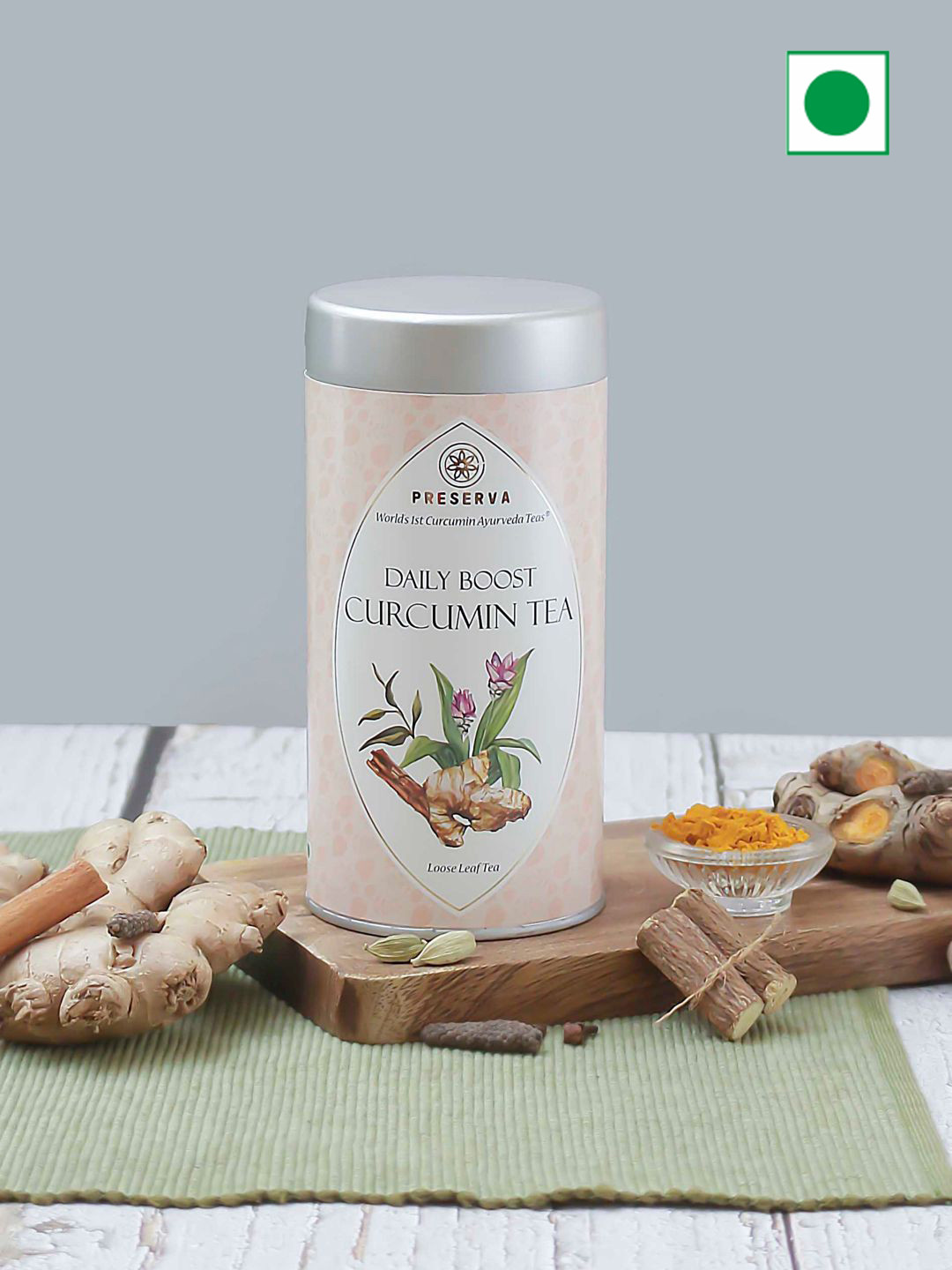 Buy Preserva Wellness Daily Boost Masala Curcumin Loose Leaf Tea 100Gms ...