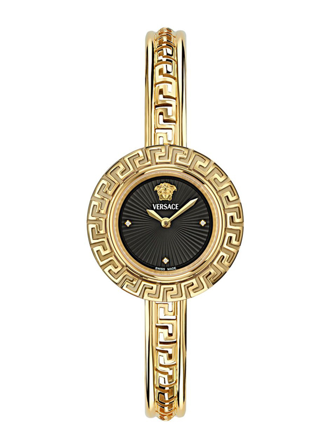 Buy Versace Women Embellished Round Dial Bracelet Style Straps Analogue ...
